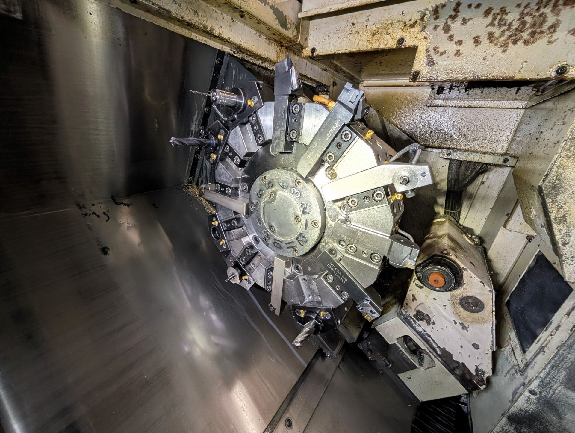 2004 OKUMA SPACE TURN LB200C CNC TURNING CENTER, OKUMA OSP-E100L CNC ...