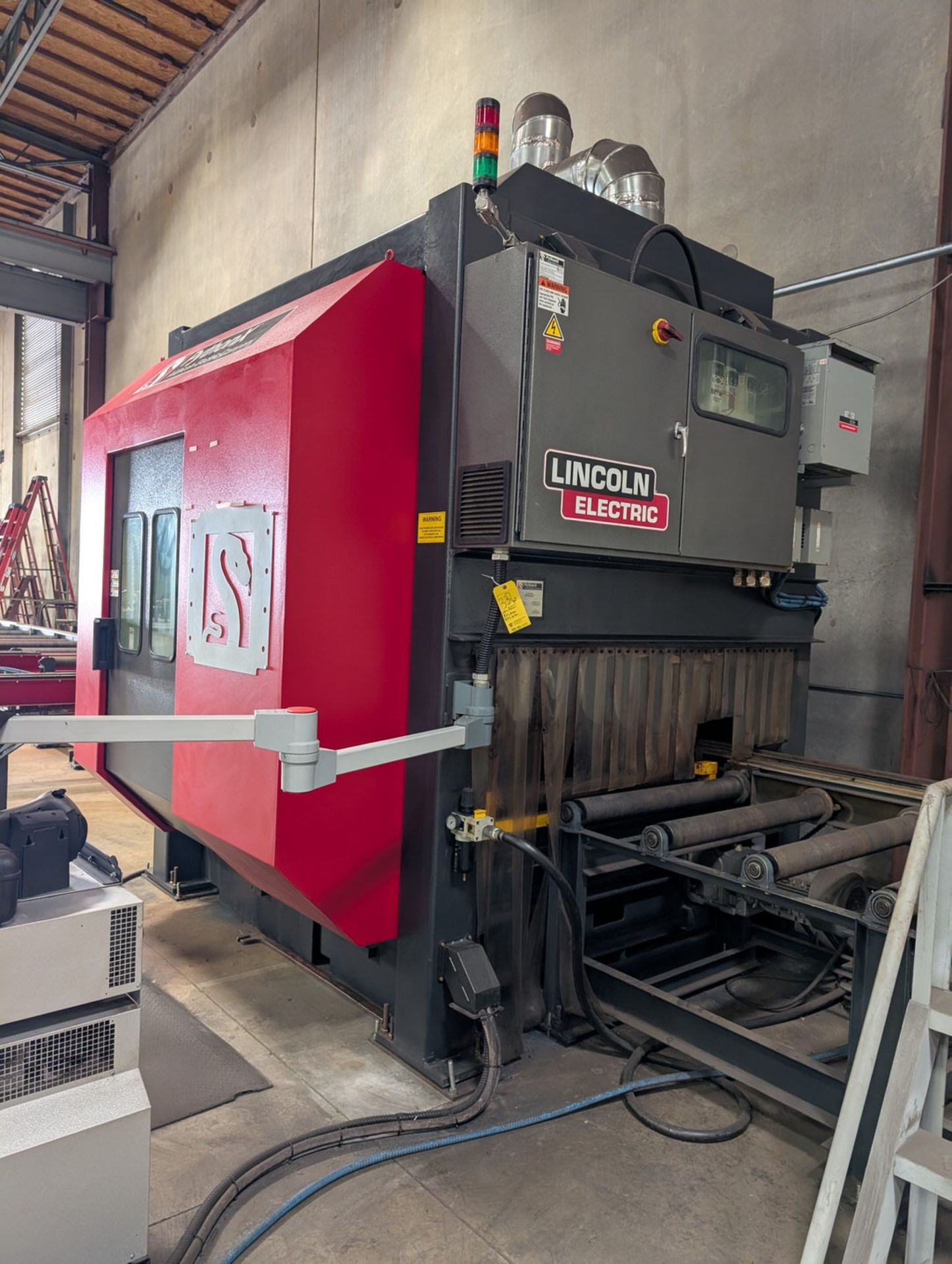 2018 LE Python X2 CNC Plasma Coping Machine 480/60/3 W/ Lincoln Ele ...