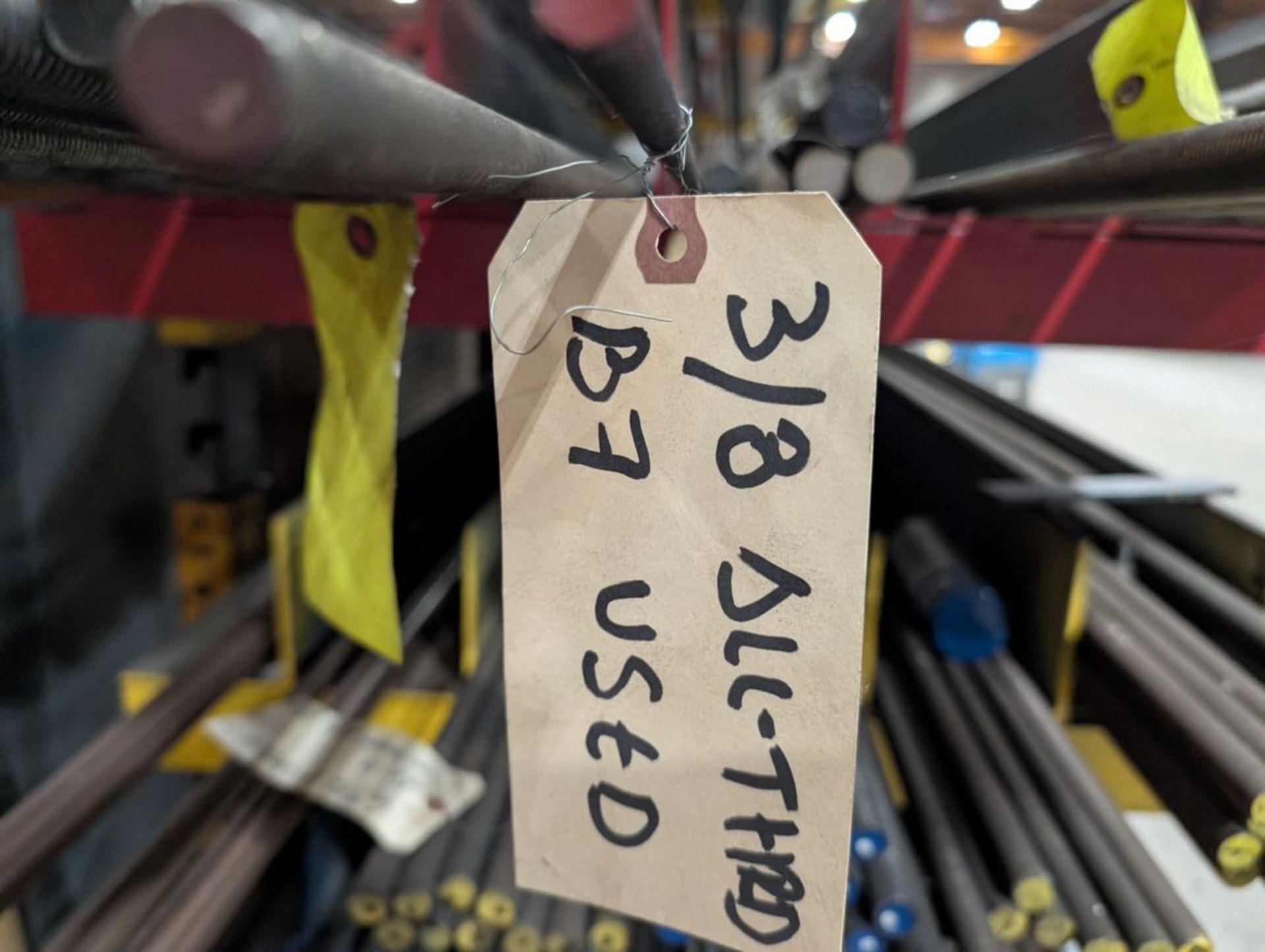Assorted Raw Material To Include But Not Limited To: Flat Bar, Threaded ...