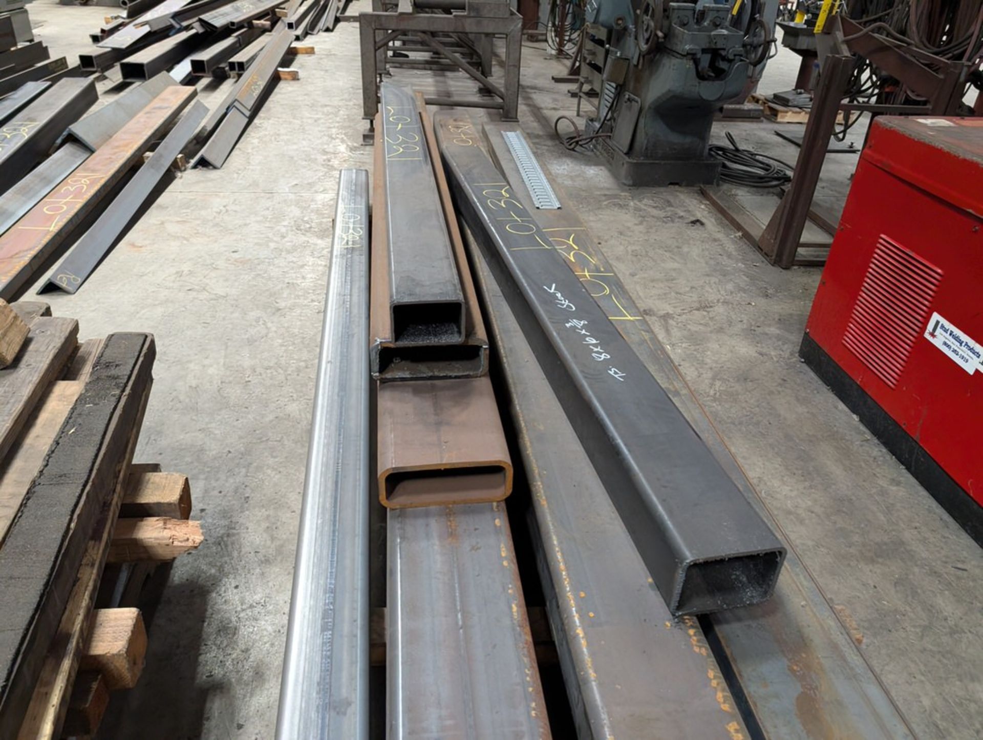 Assorted Raw Material To Include But Not Limited To: Sq. & Rect. Bar, I ...