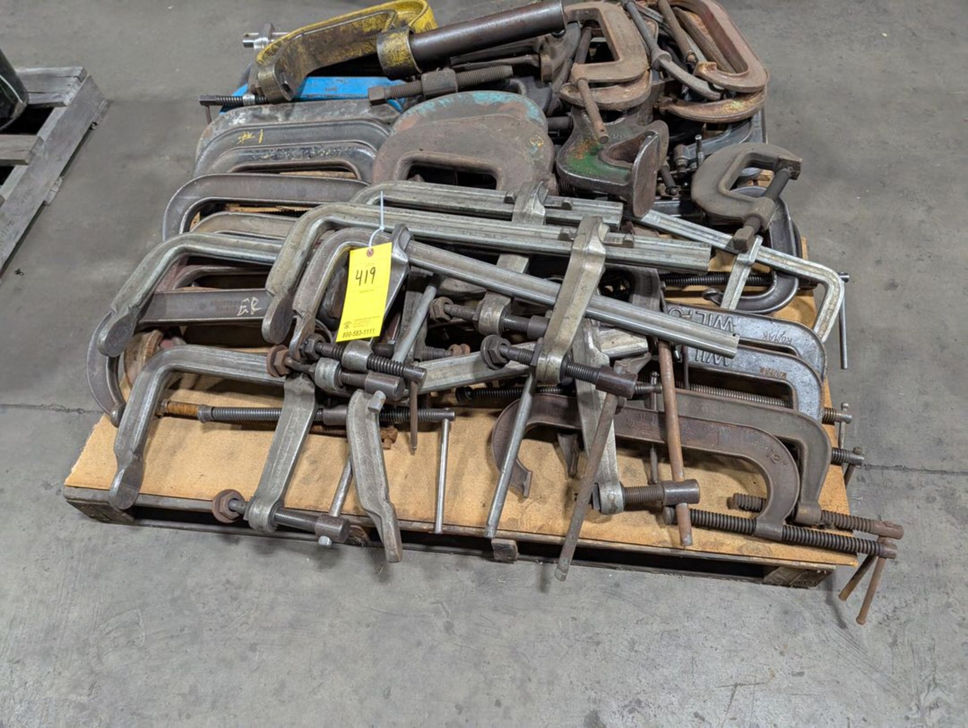 Assorted C-Clamps