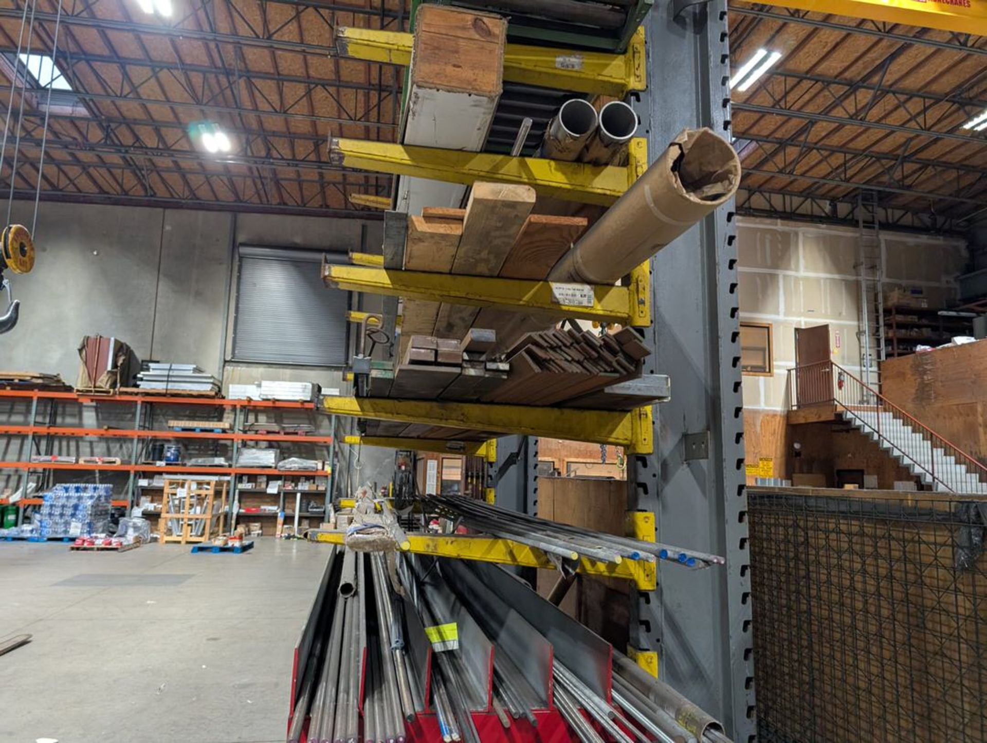 Assorted Raw Material To Include But Not Limited To: Flat Bar, Threaded ...