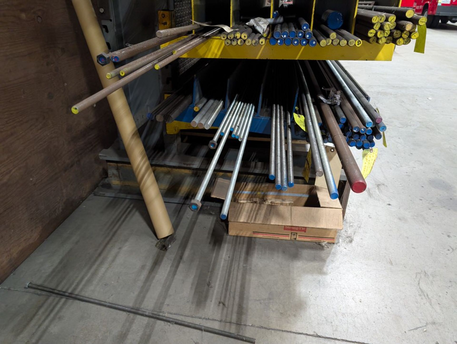 Assorted Raw Material To Include But Not Limited To: Flat Bar, Threaded ...