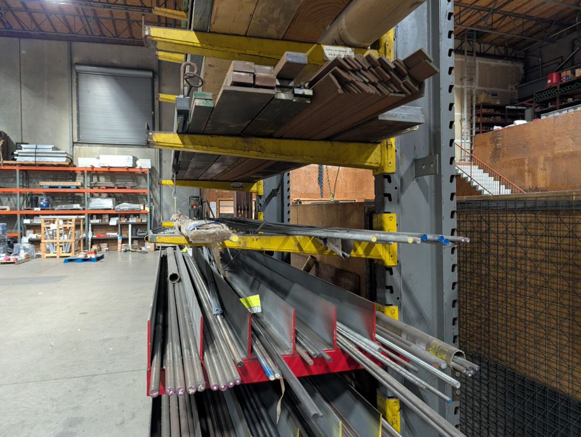 Assorted Raw Material To Include But Not Limited To: Flat Bar, Threaded ...