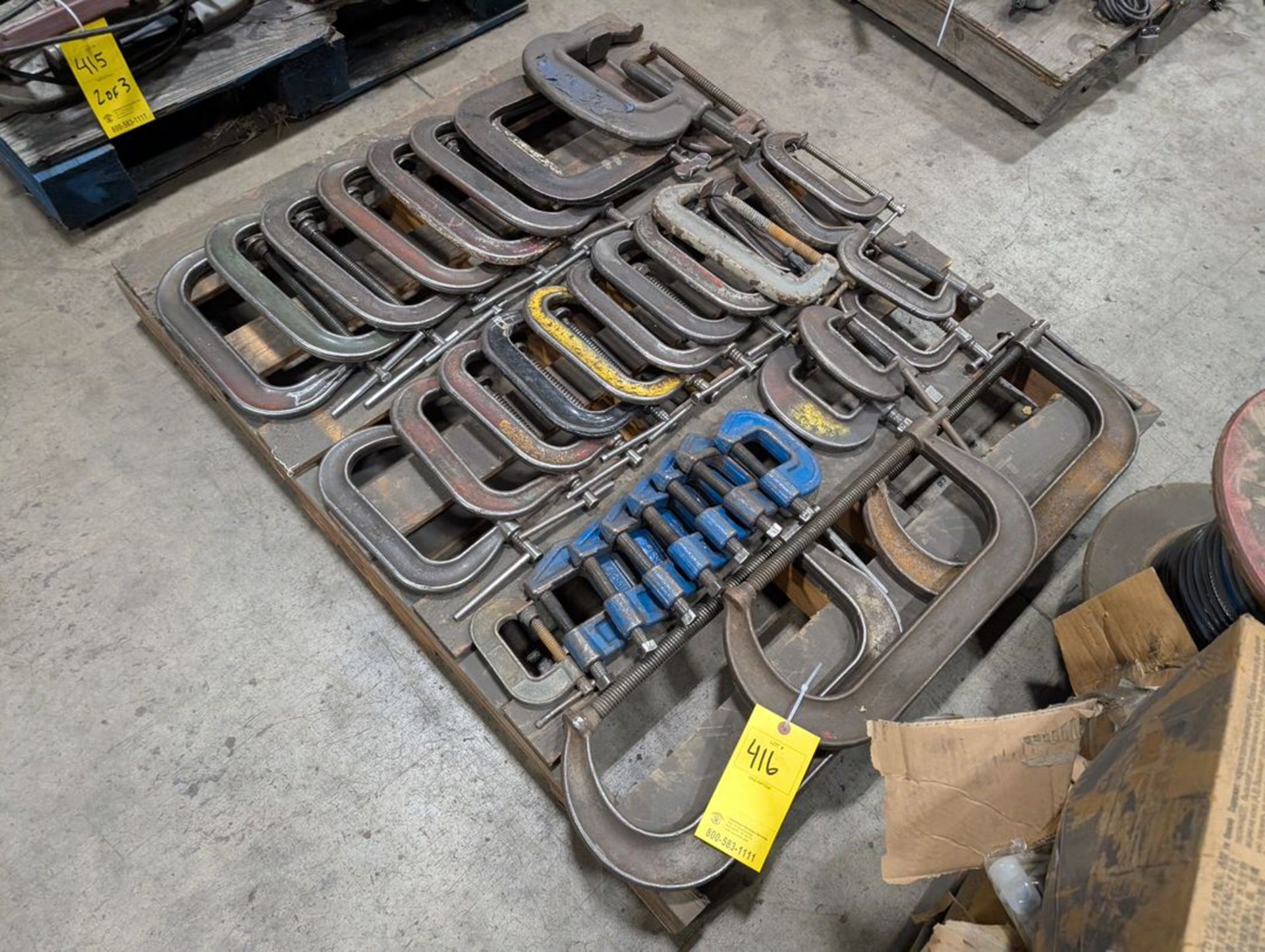 Assorted C-Clamps