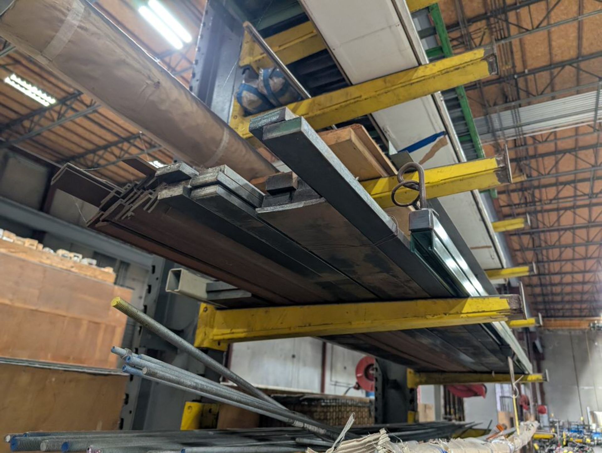 Assorted Raw Material To Include But Not Limited To: Flat Bar, Threaded ...