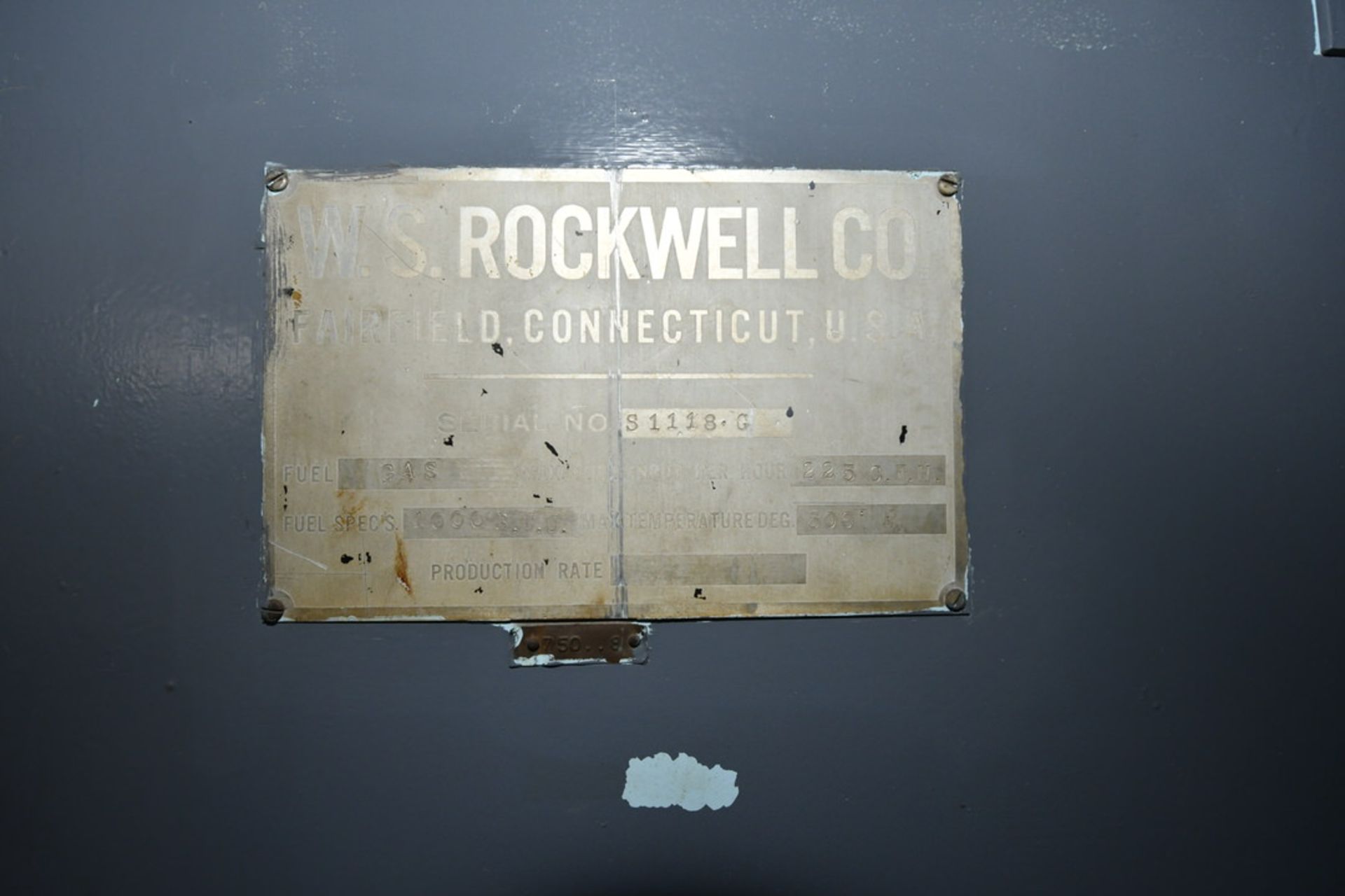 ROCKWELL 2-DOOR CABINET OVEN, 500 DEG MAX TEMP, GAS FIRED, DIGITAL TEMP ...