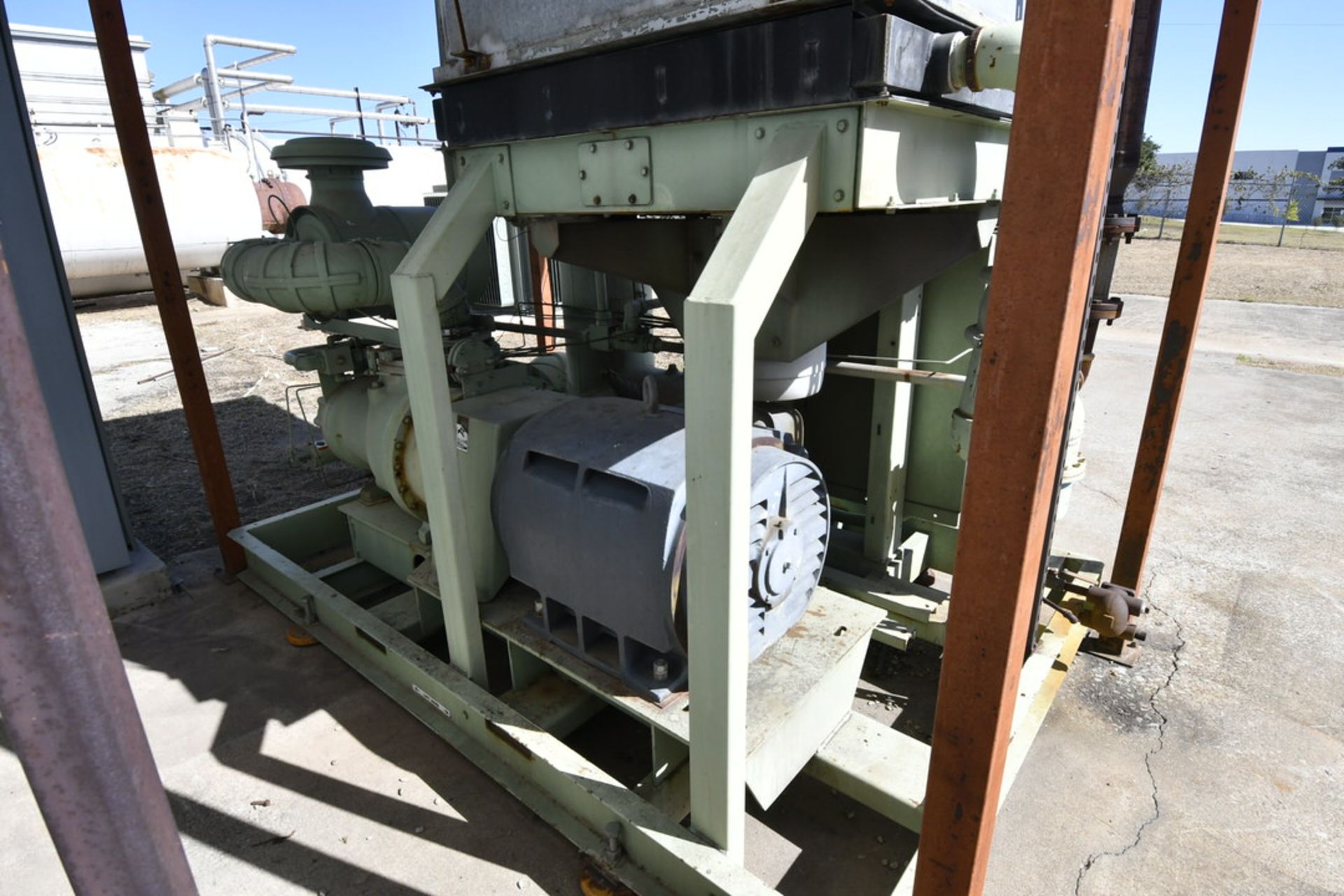 SULLAIR MODEL LS-25/200 L A/C ROTARY SCREW AIR COMPRESSOR, 20O HP, SKID ...