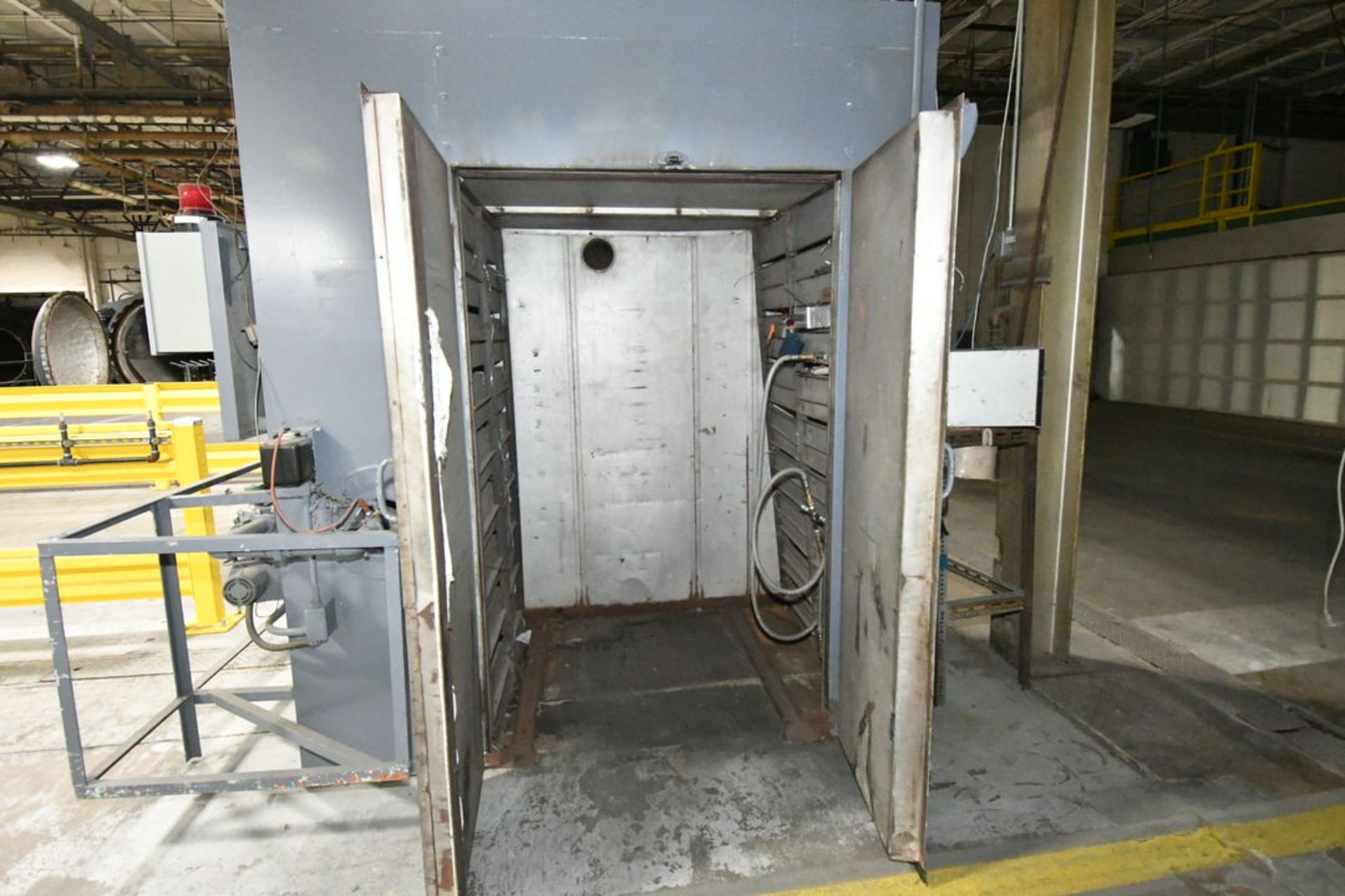 ROCKWELL 2-DOOR CABINET OVEN, 500 DEG MAX TEMP, GAS FIRED, DIGITAL TEMP ...