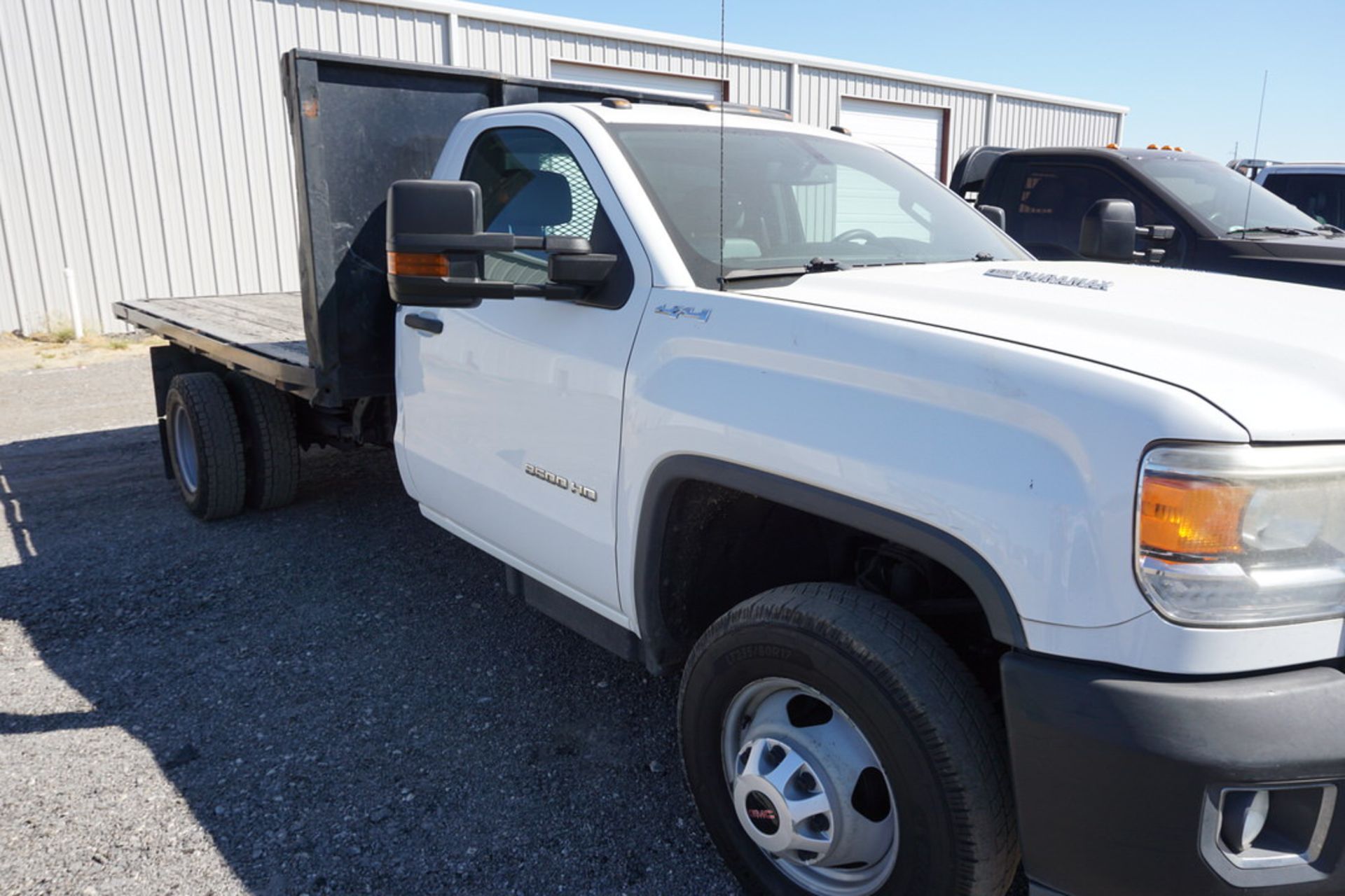2016 CHEVY 3500 TRUCK, DURMAX DIESEL, FLAT BED, 4X4, AUTO TRANS, VIN ...