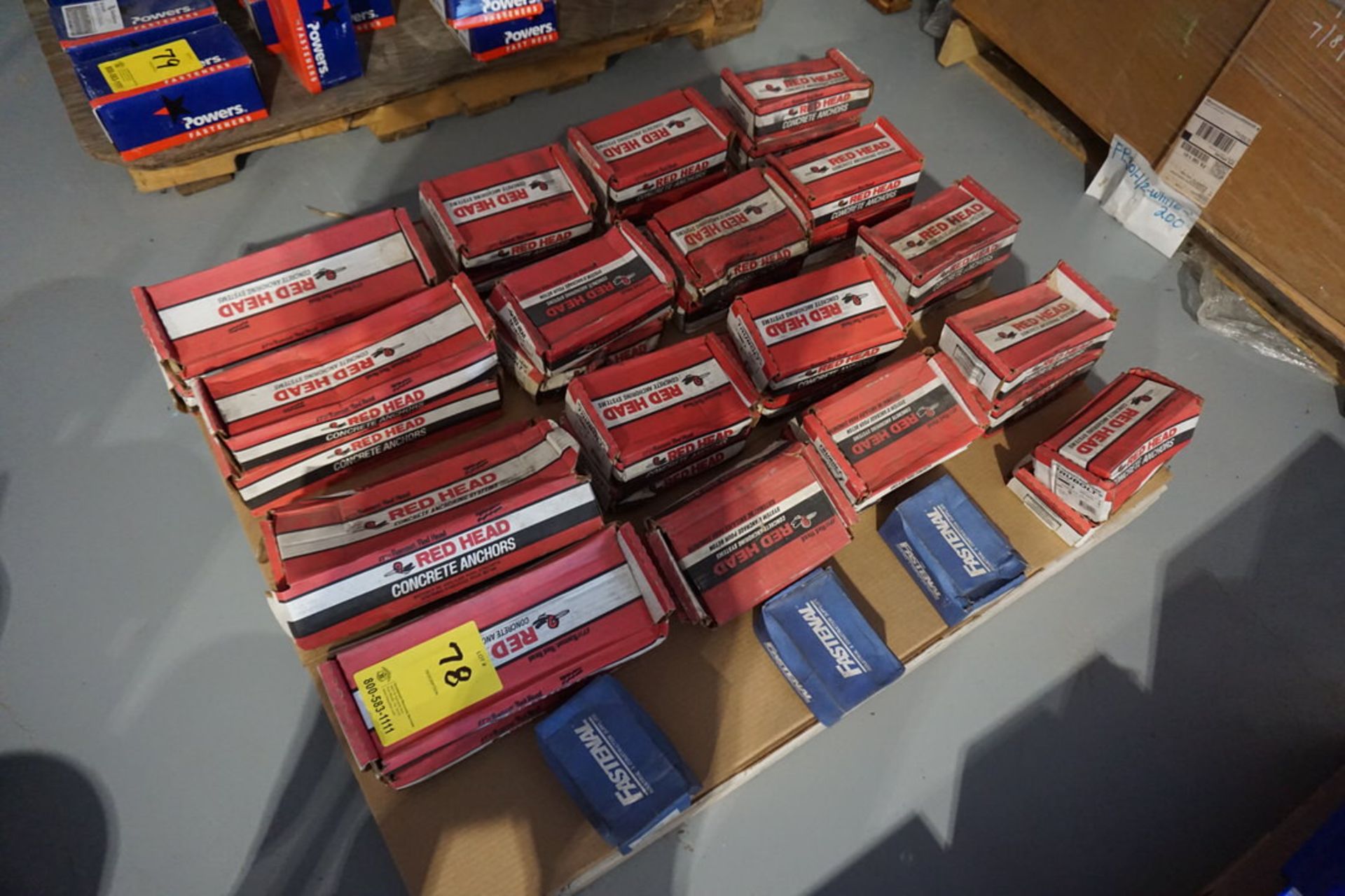 RED HEAD RAMSET TRU BOLTS, ASSORT SIZE