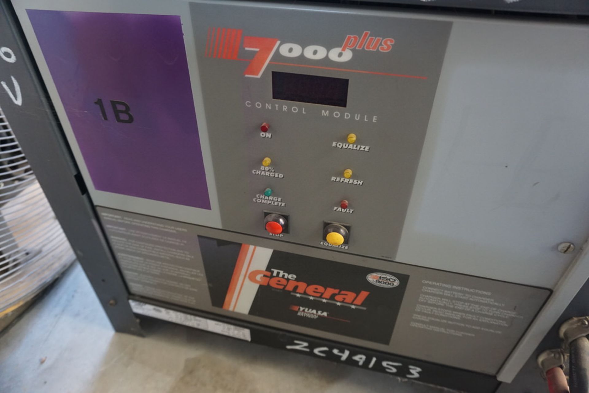 THE GENERAL ELECTRIC FORKLIFT CHARGER MDL 7000 PLUS