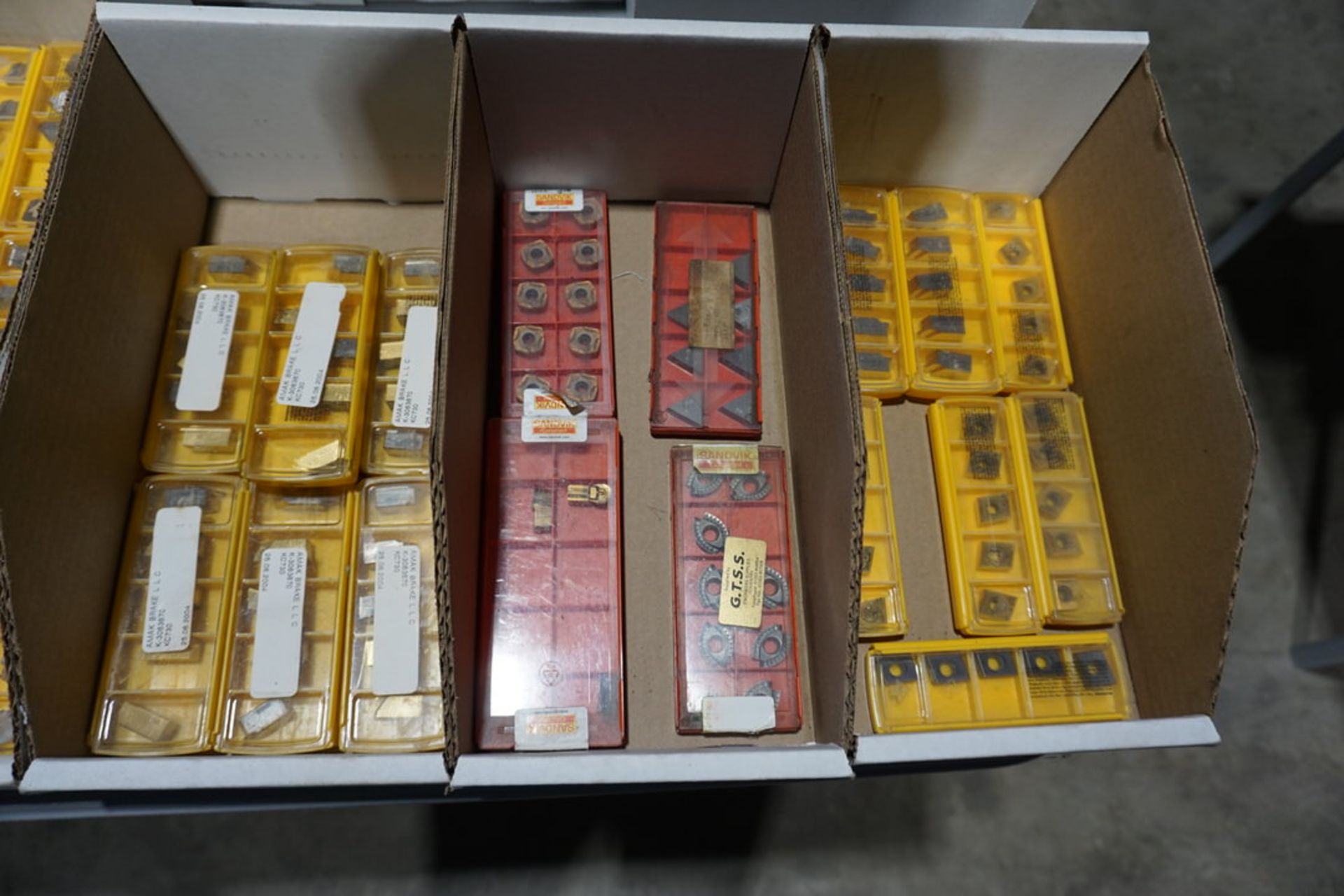 (5) BOXES ASSORT CARBIDE INSERT