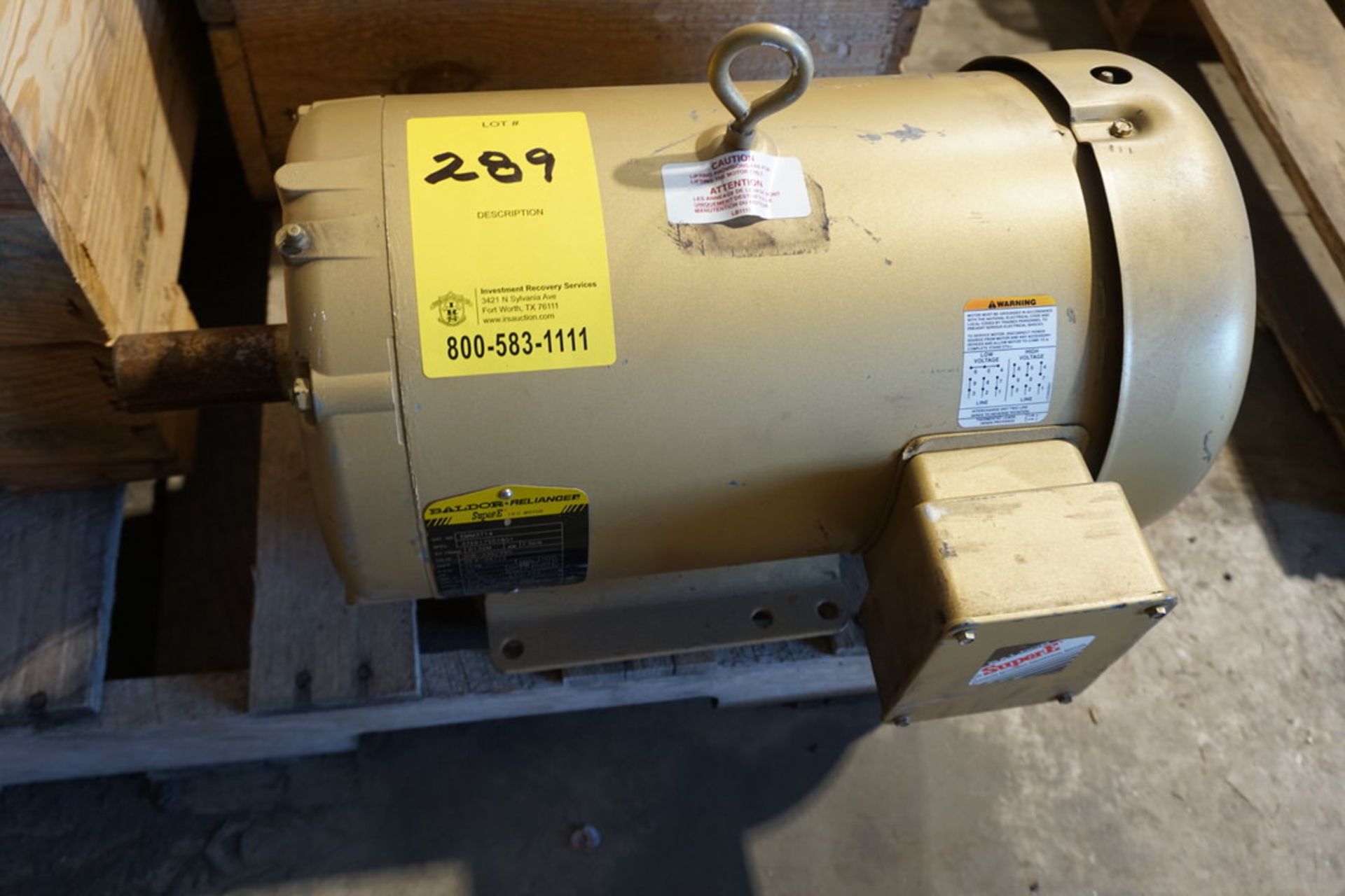 BALDOR 10 HP ELECTRIC MOTOR