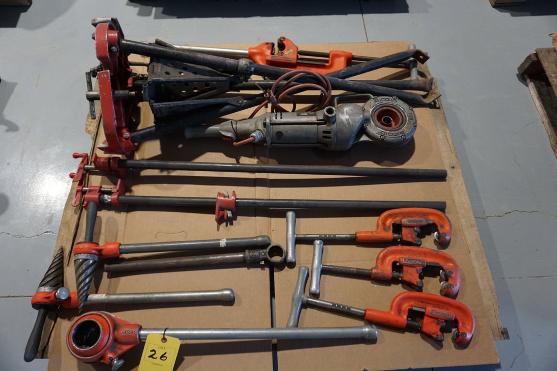 ELEC PIPE THREADER, PIPE REAMER, PIPE CUTTER