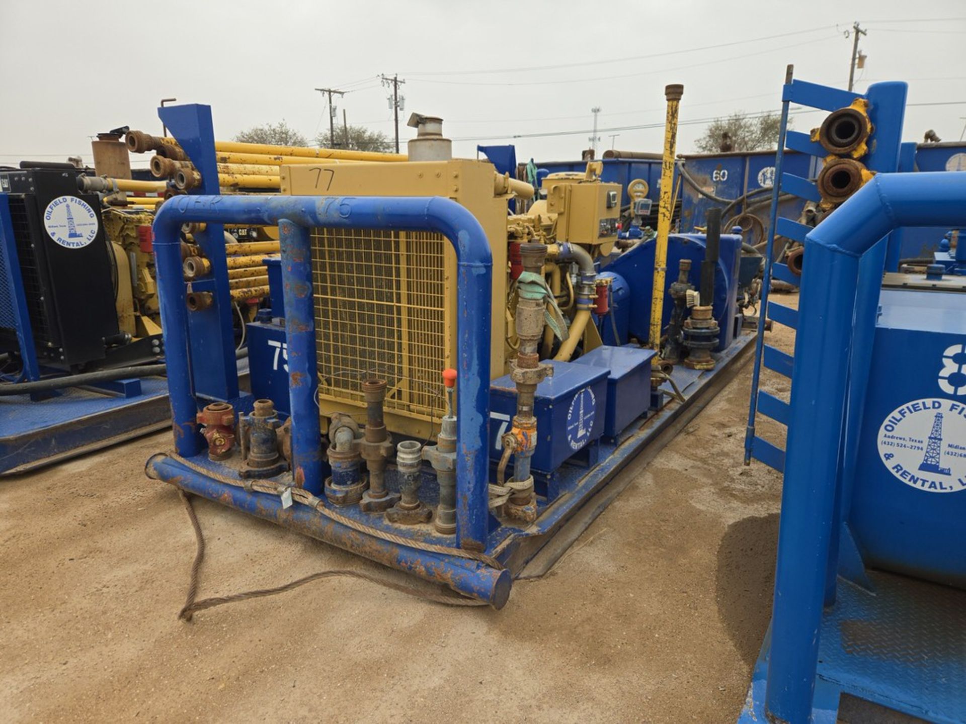 Skid Mounted Reverse Unit Pump w/ Caterpillar Engine, Eaton ...