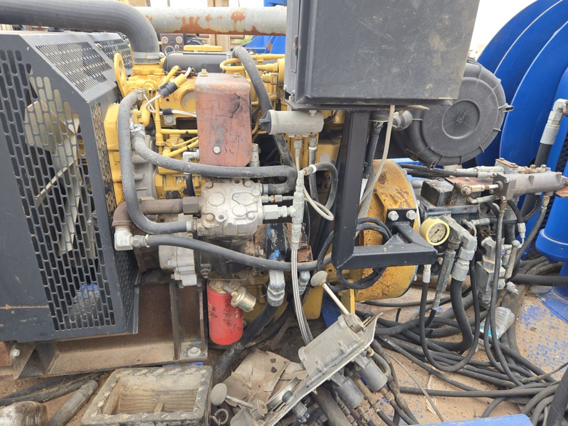 Trailer Mounted Swivel, 23' Gooseneck Trailer, Caterpillar Engine; 2448 ...