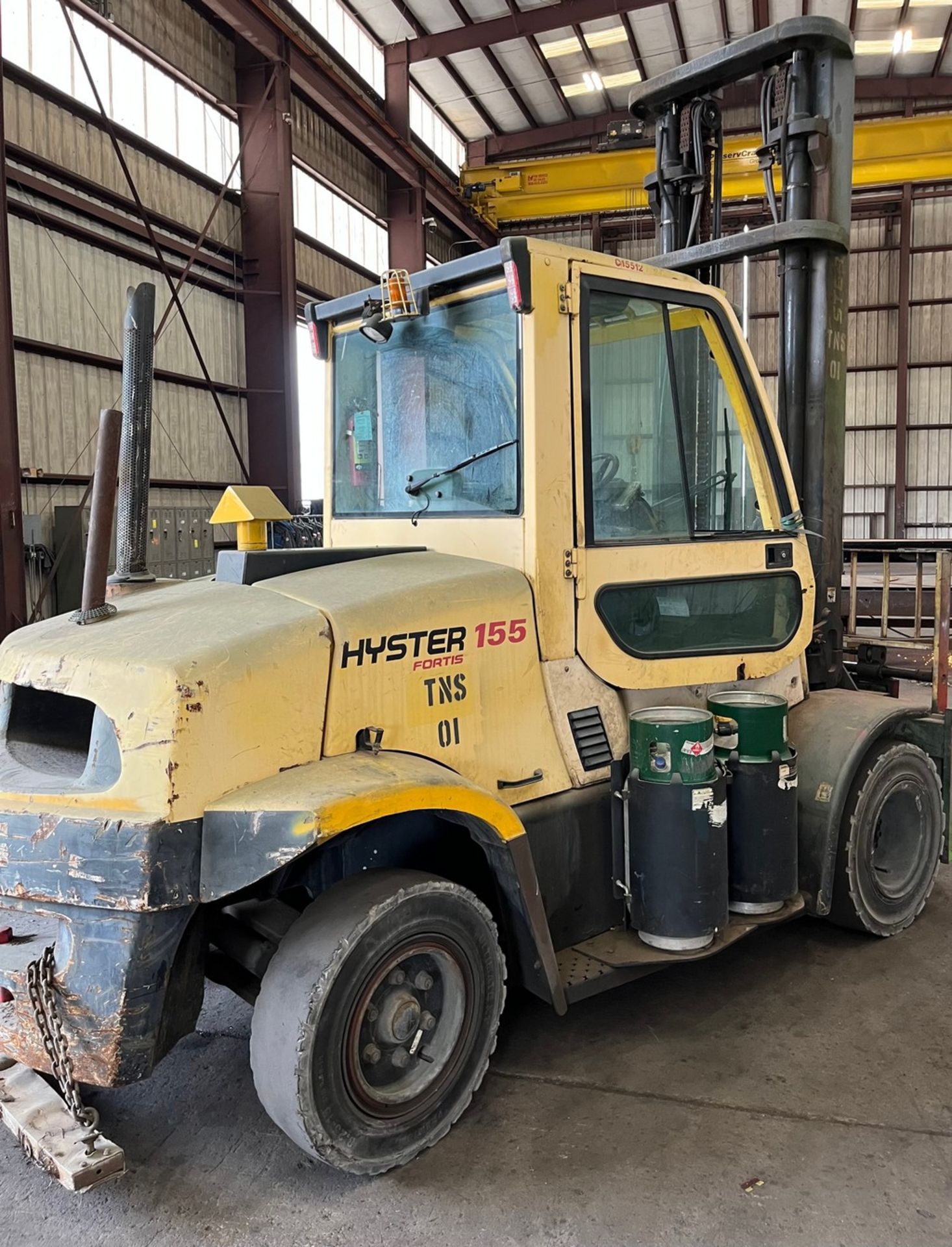 Hyster H155FT Forklift, 14,300lb Capacity, Forks 6" W x 10' L, S/N ...