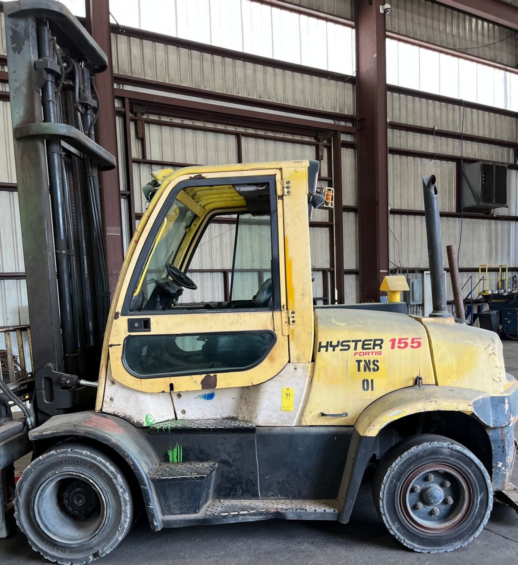 Hyster H155FT Forklift, 14,300lb Capacity, Forks 6" W x 10' L, S/N ...