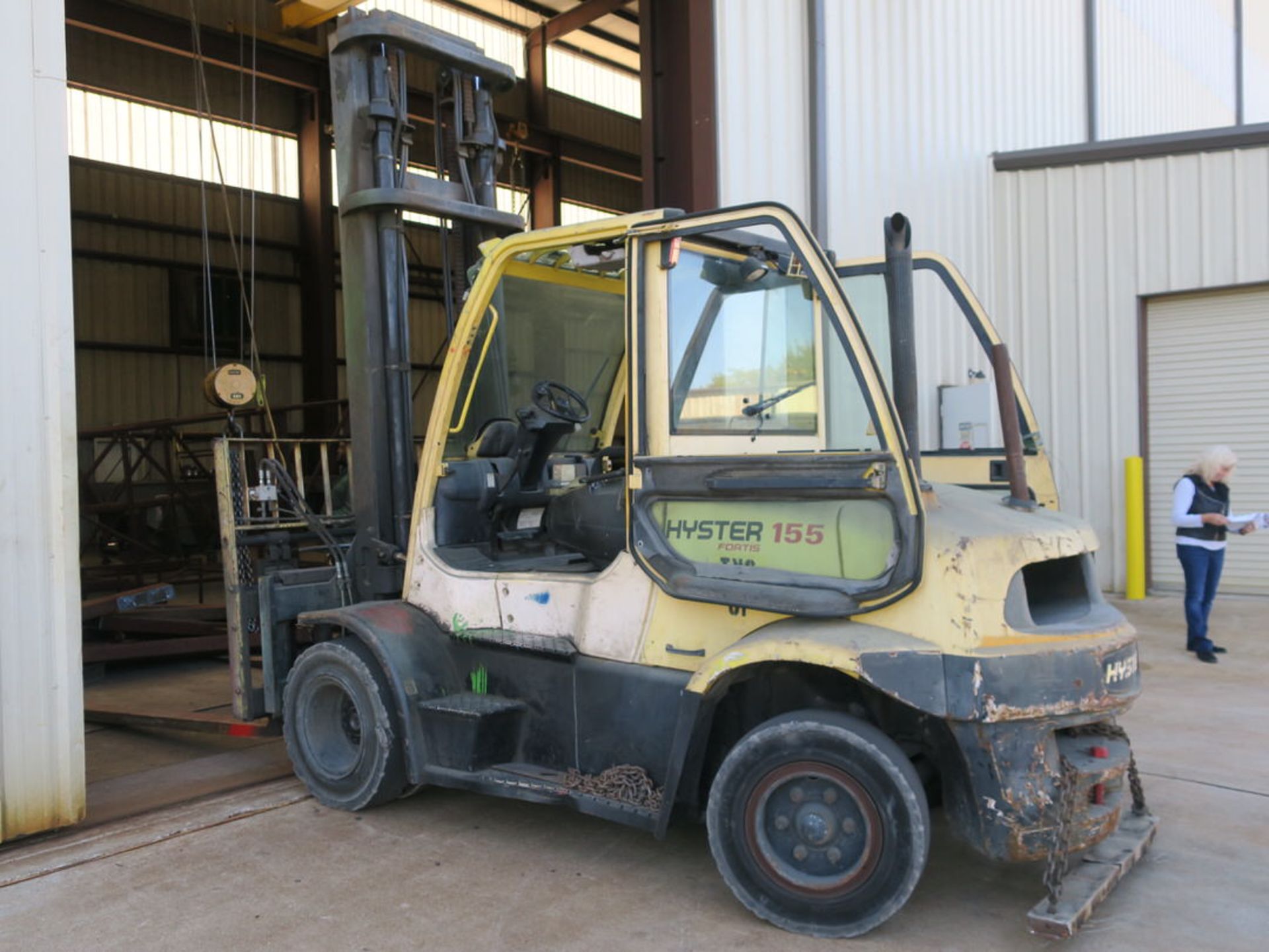 Hyster H155FT Forklift, 14,300lb Capacity, Forks 6" W x 10' L, S/N ...