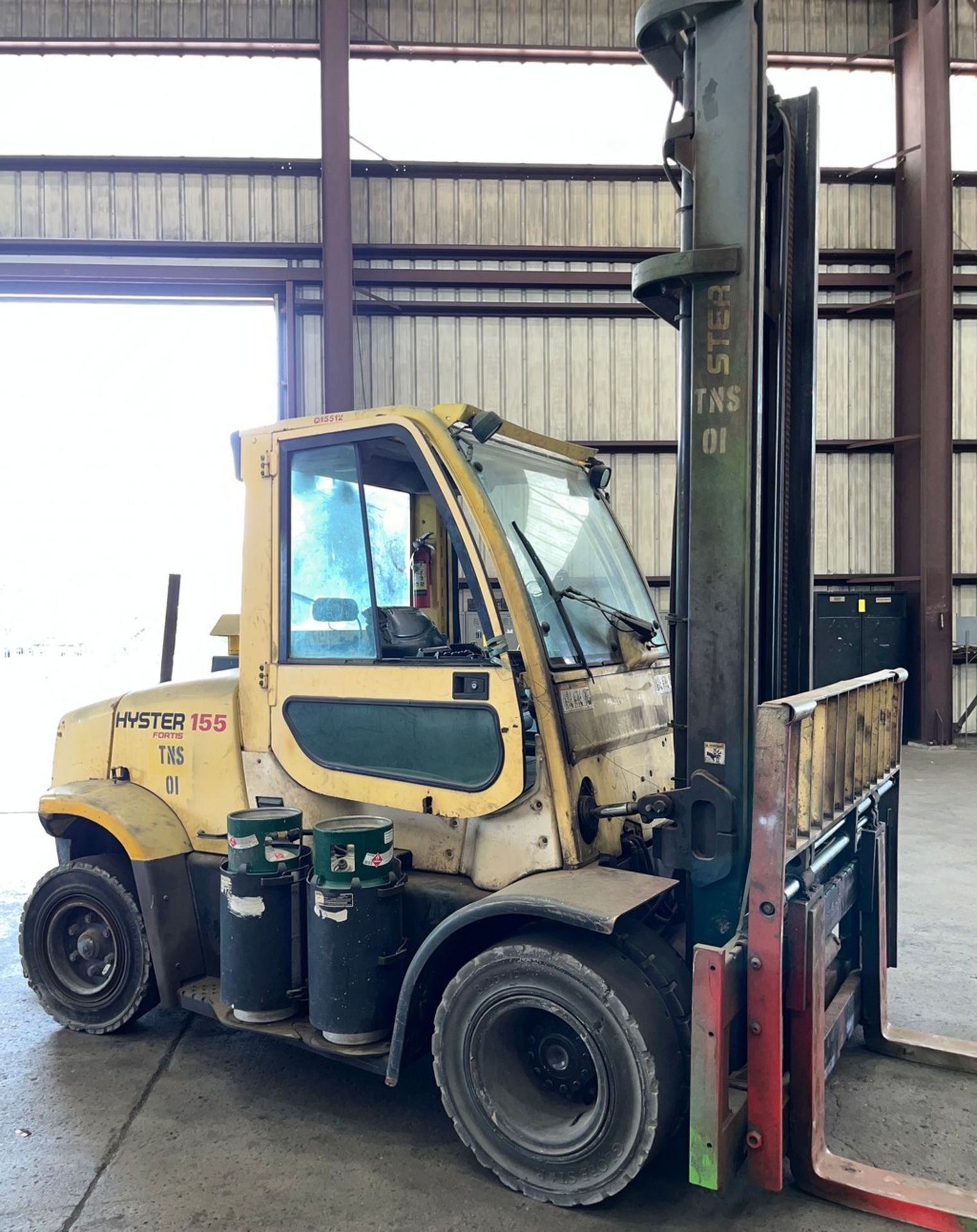Hyster H155FT Forklift, 14,300lb Capacity, Forks 6" W x 10' L, S/N ...