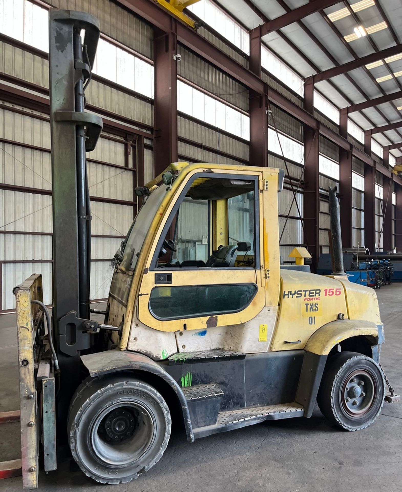 Hyster H155FT Forklift, 14,300lb Capacity, Forks 6" W x 10' L, S/N ...