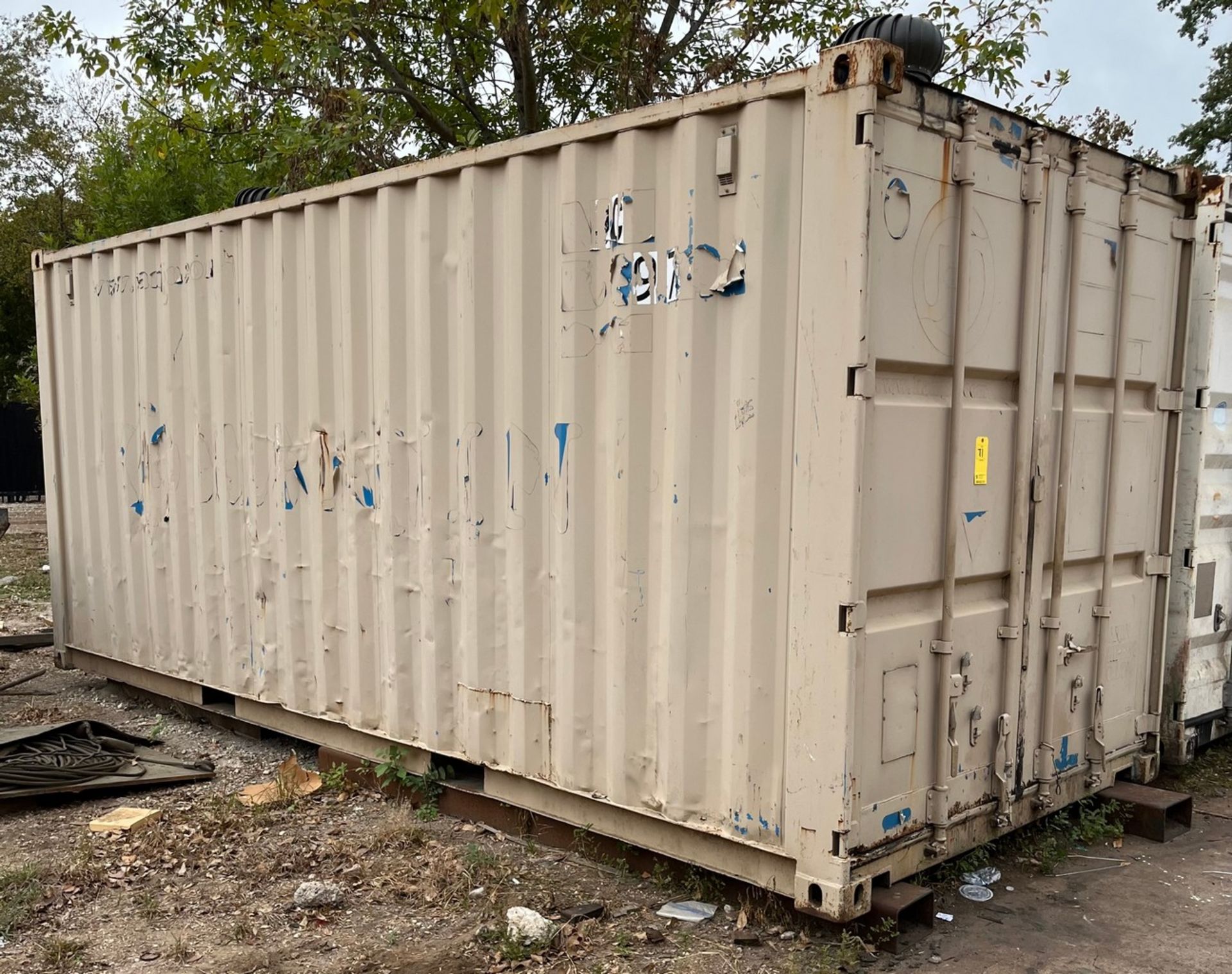 Conex Shipping Container w/ Vented Roof, 8' W x 20' L x 8.5' H