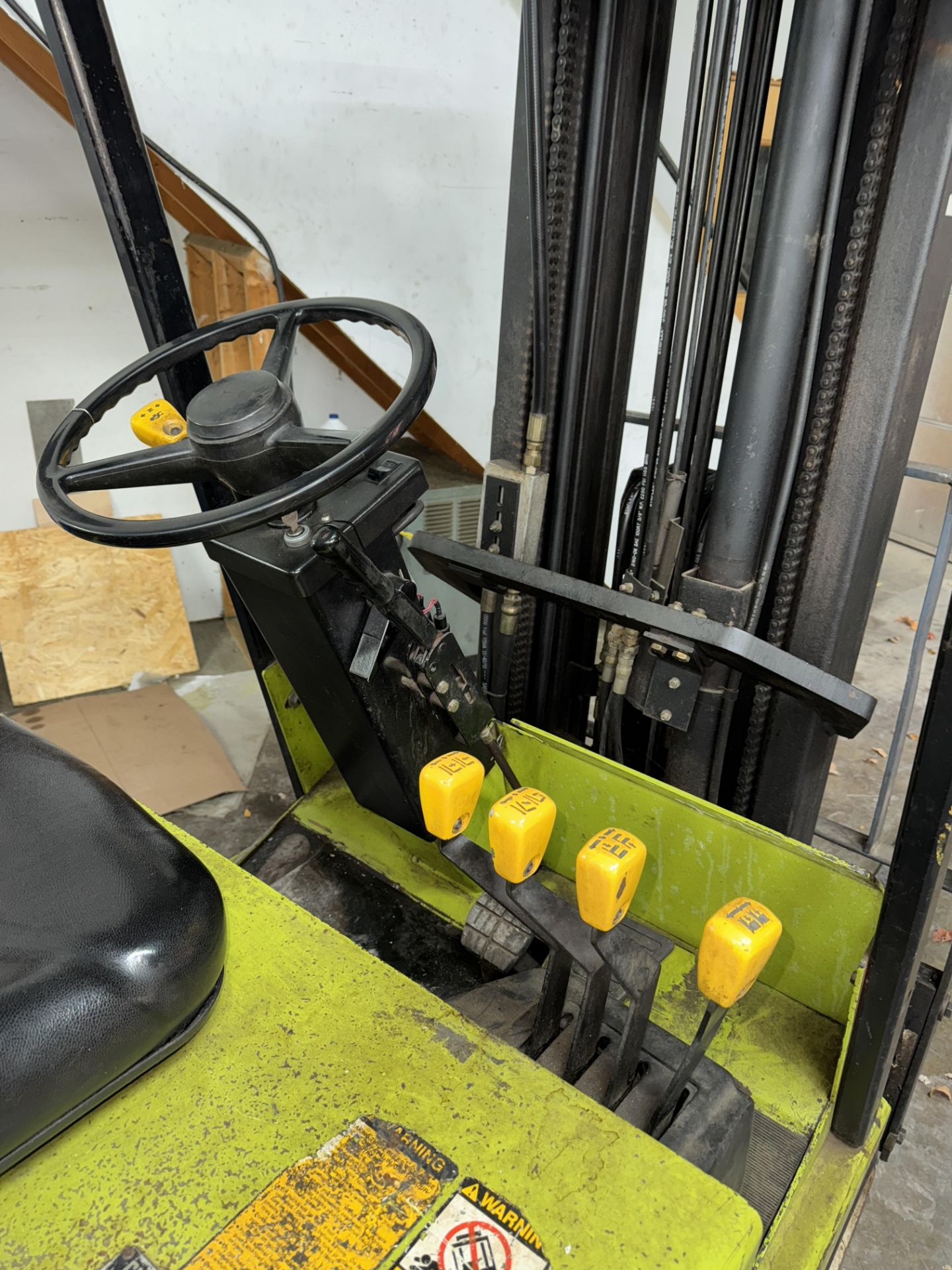 Clark TM15 Electric Forklift, S/N TM247-0272-9340, 2,703 Hours, 188 ...