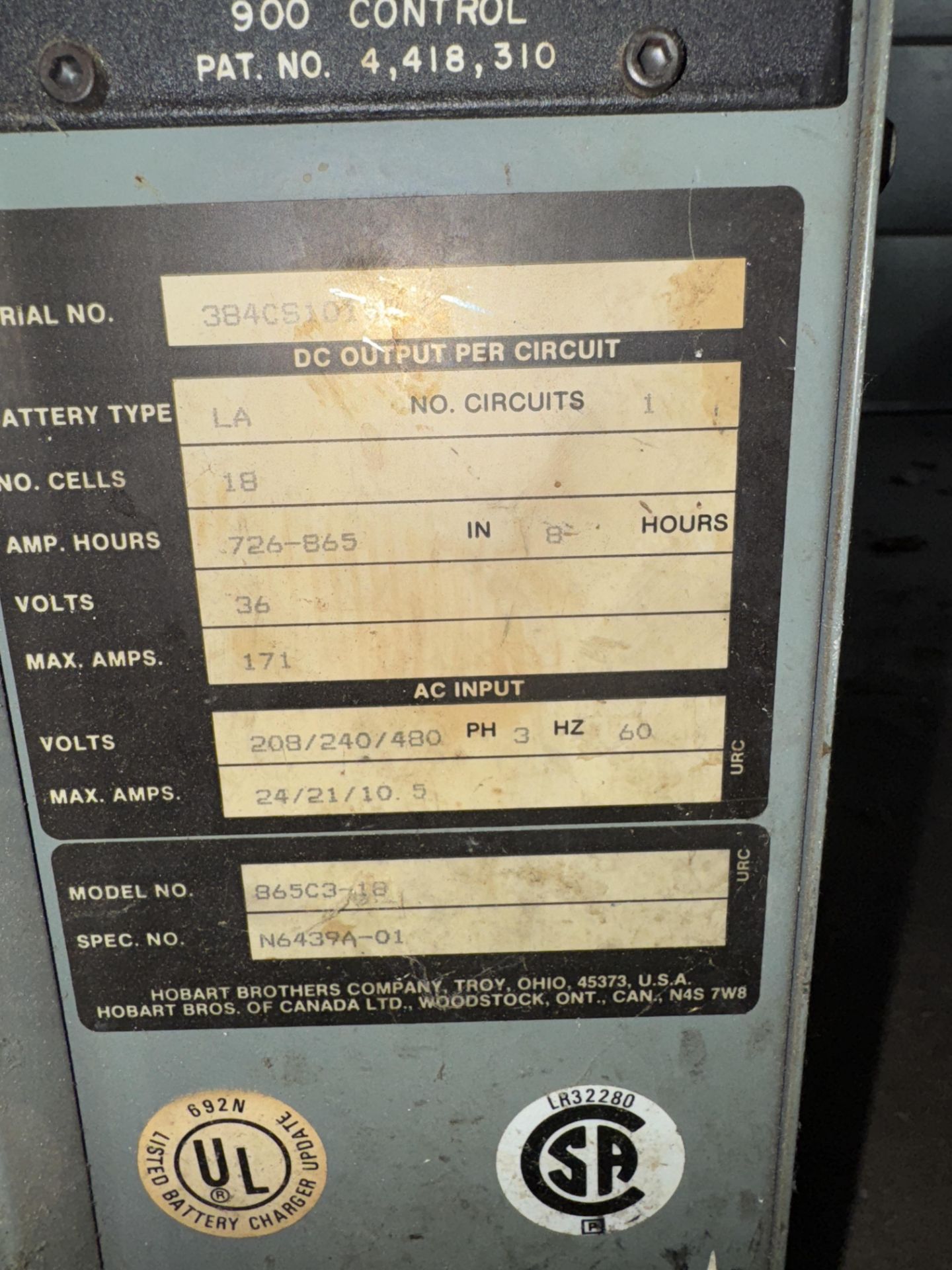 Clark TM15 Electric Forklift, S/N TM247-0272-9340, 2,703 Hours, 188 ...
