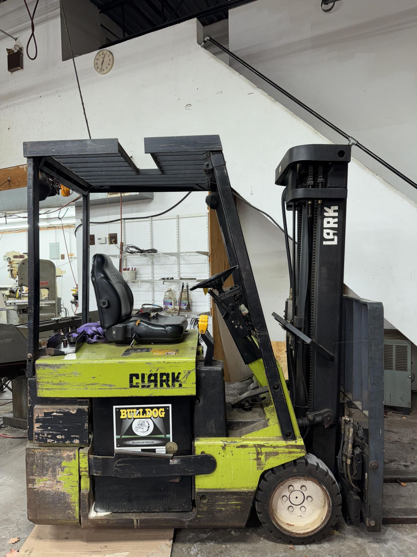 Clark TM15 Electric Forklift, S/N TM247-0272-9340, 2,703 Hours, 188 ...