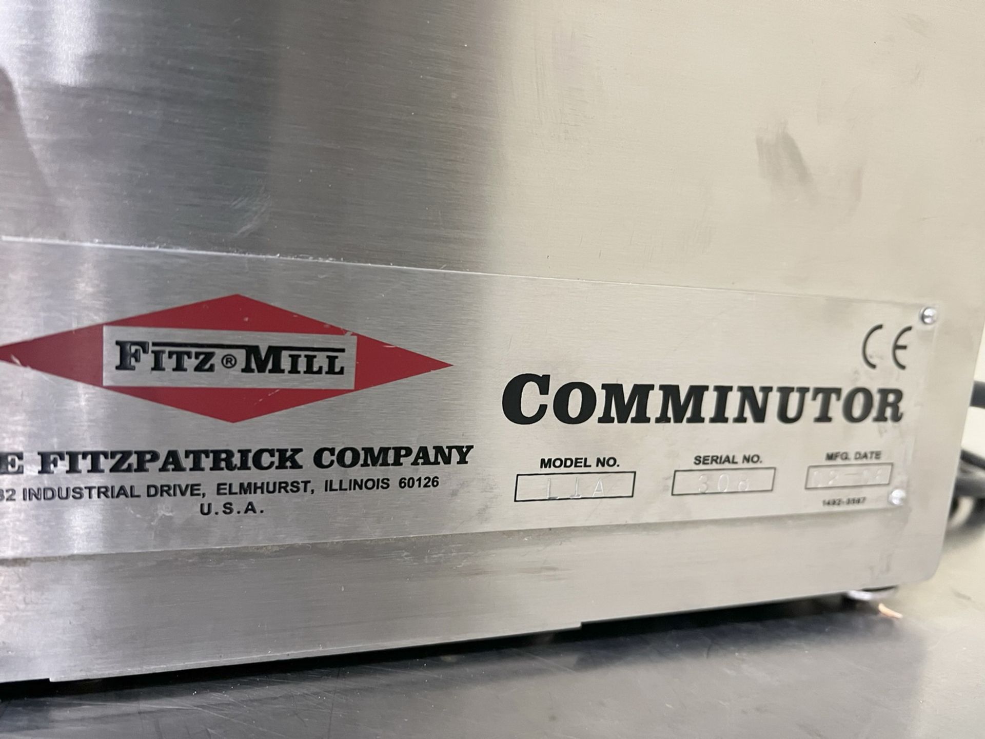Fitzpatrick Stainless Steel Fitzmill Model L1A, with Allen Bradley ...