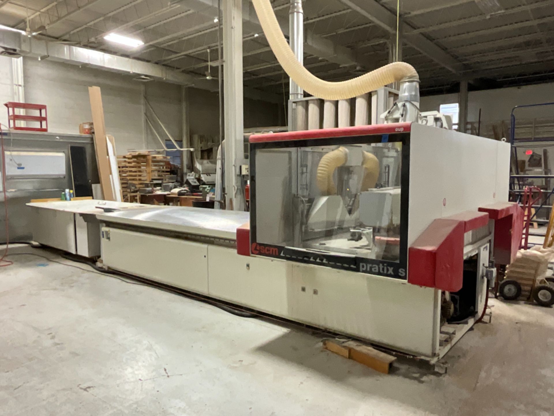 2017 SCM Pratix S15 C CNC Machine W/ Nederman Vac System, 5'x12' Bed W ...