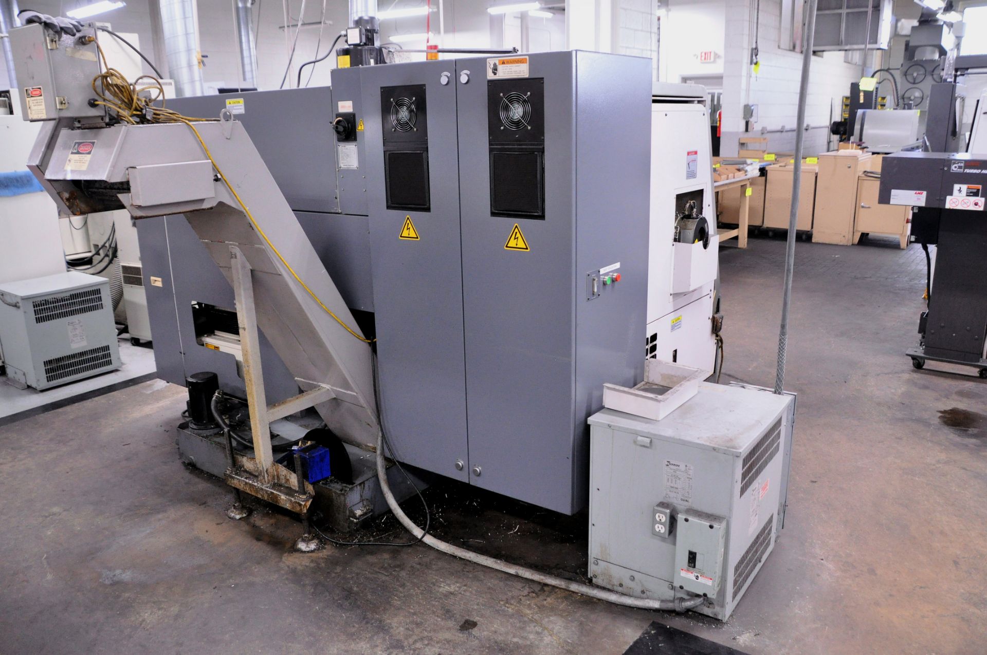 Okuma Model Captain-L370MW CNC Lathe, s/n 108520, OSP-E100L CNC Control ...