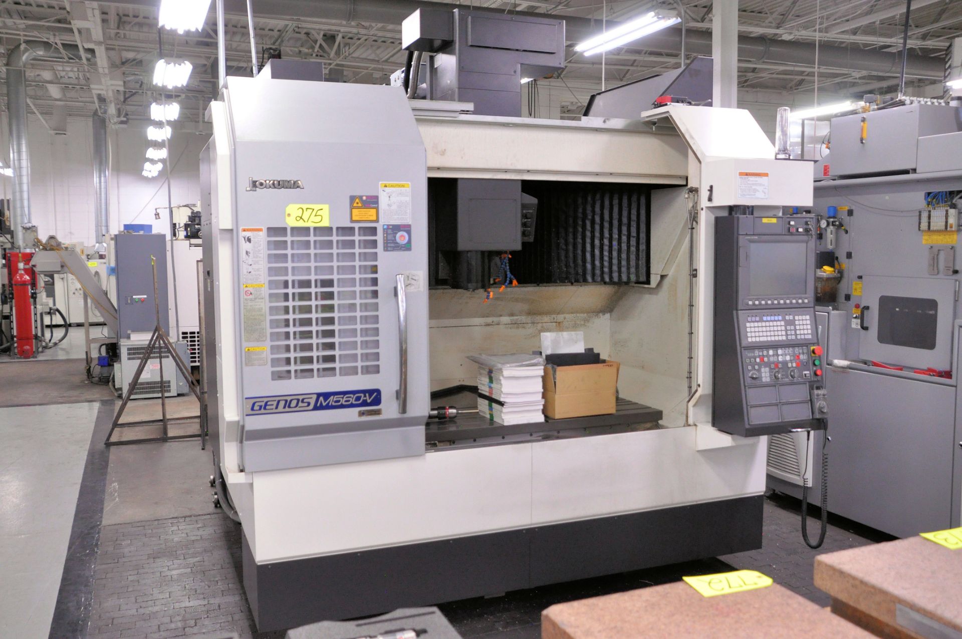 2017 Okuma Model GENOS M560-V CNC Vertical Machining Center, s/n 201136 ...