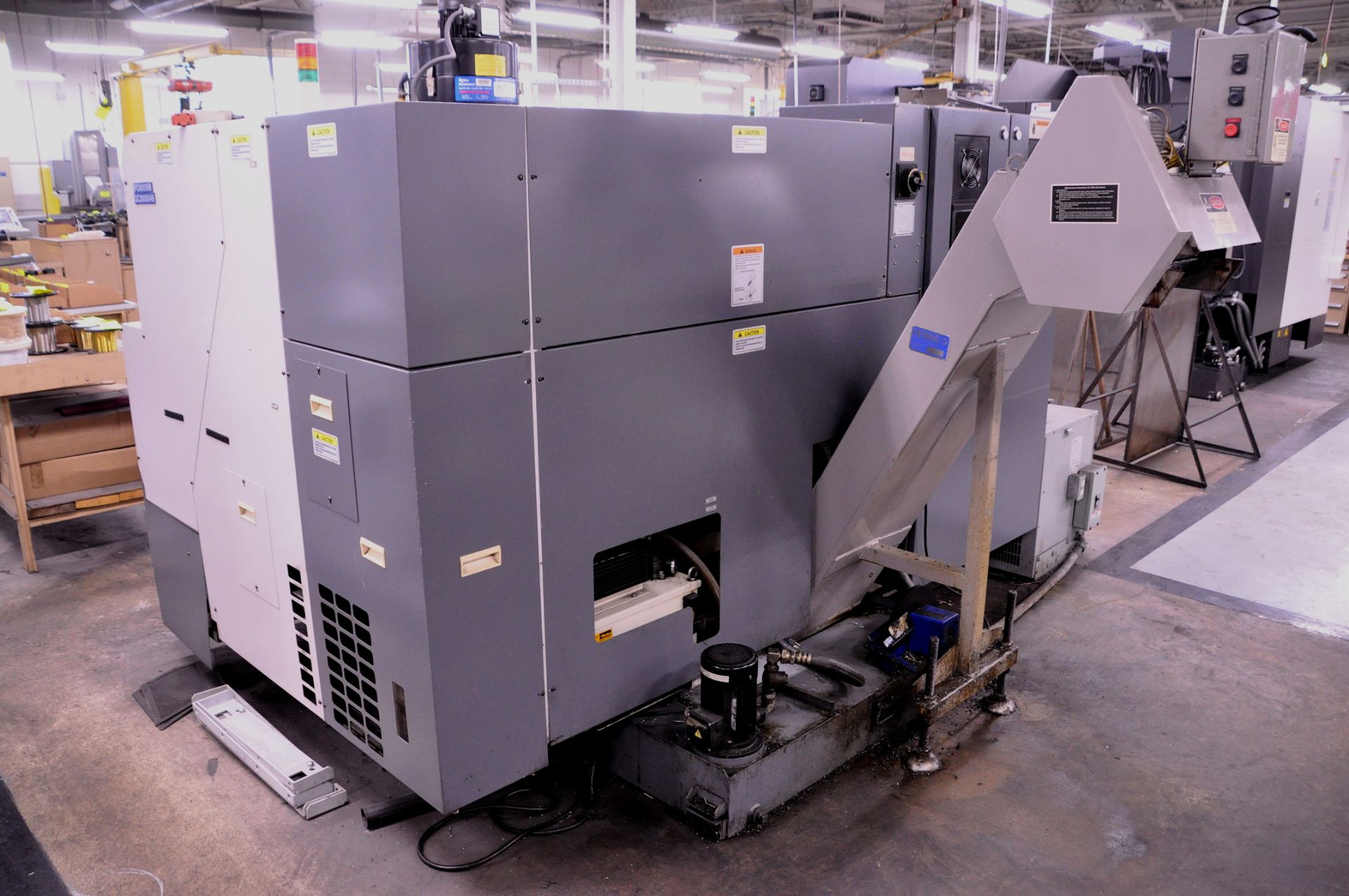 Okuma Model Captain-L370MW CNC Lathe, s/n 108520, OSP-E100L CNC Control ...