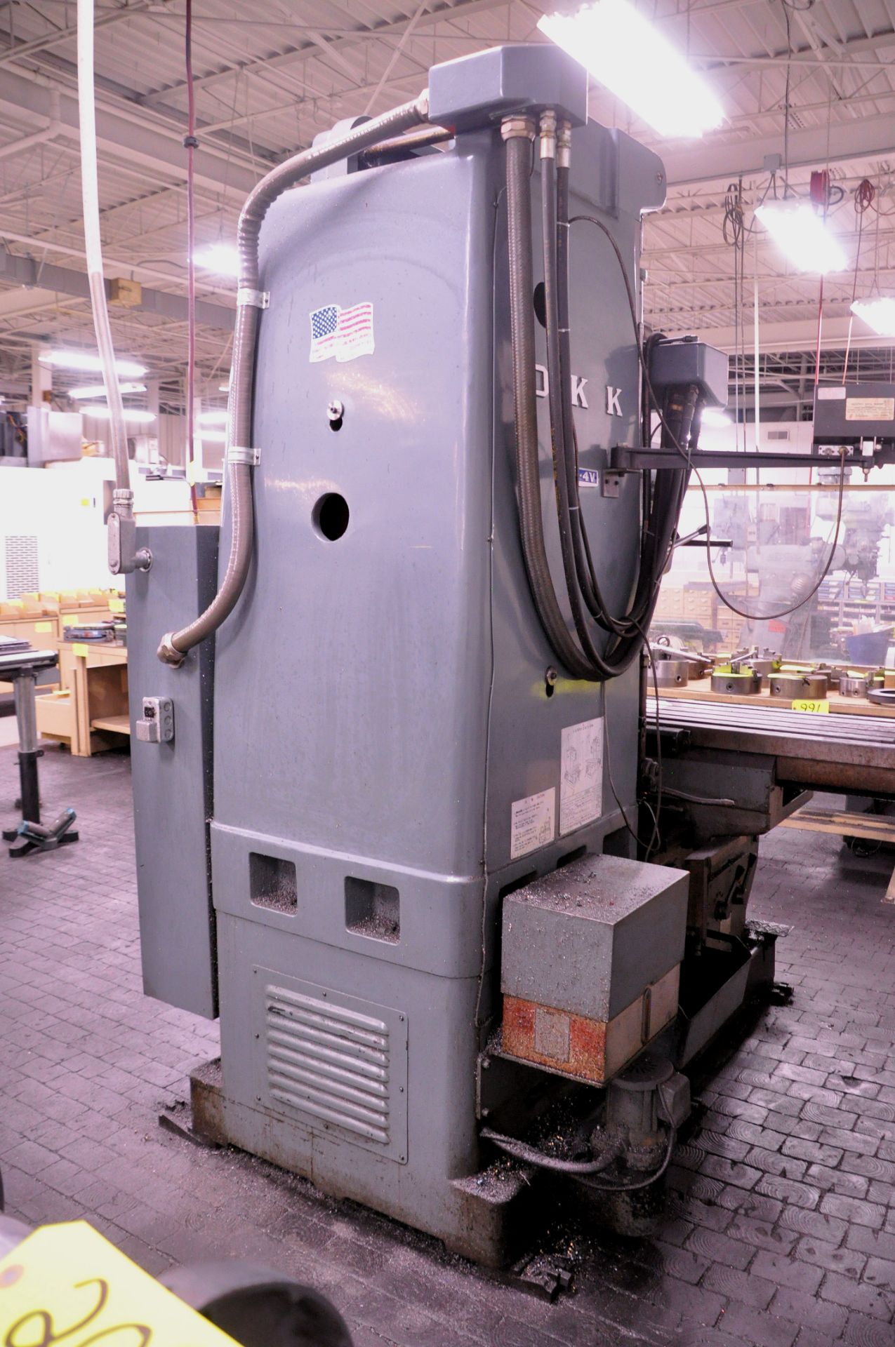OKK Model MH-4V Vertical Milling Machine, s/n 500, Newall Sapphire ...