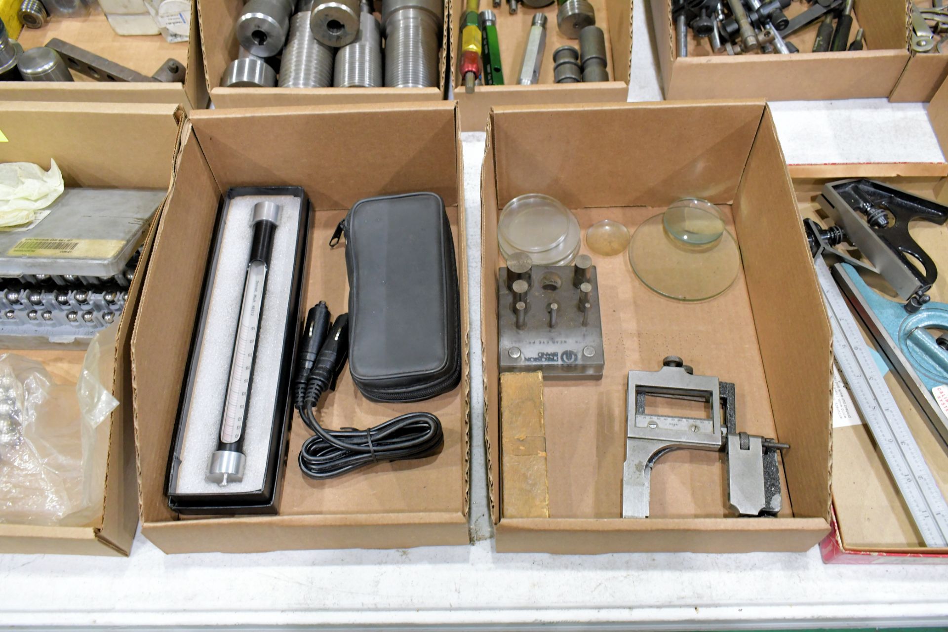 Lot - Precision Check Balls, Combination Squares, Telescoping Gages ...