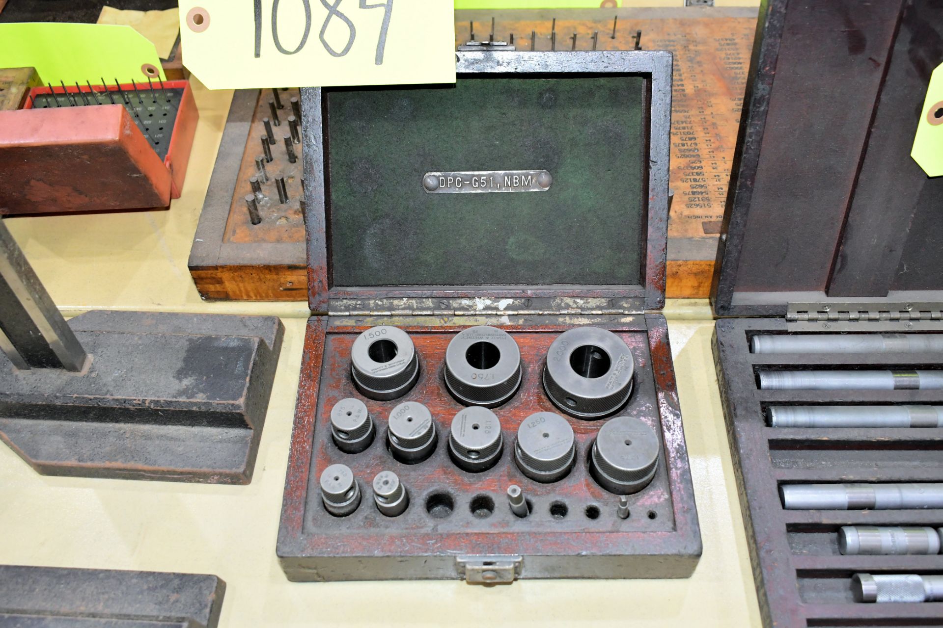 Fowler-Bowers Internal Micrometer with Setting Ring and Case
