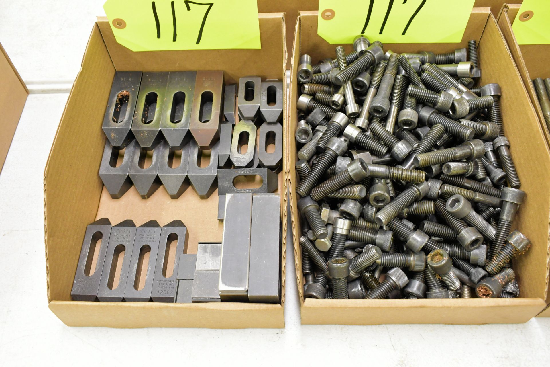 Lot - Hold Down Tooling in (7) Boxes, Including: Threaded Rod, Allen ...