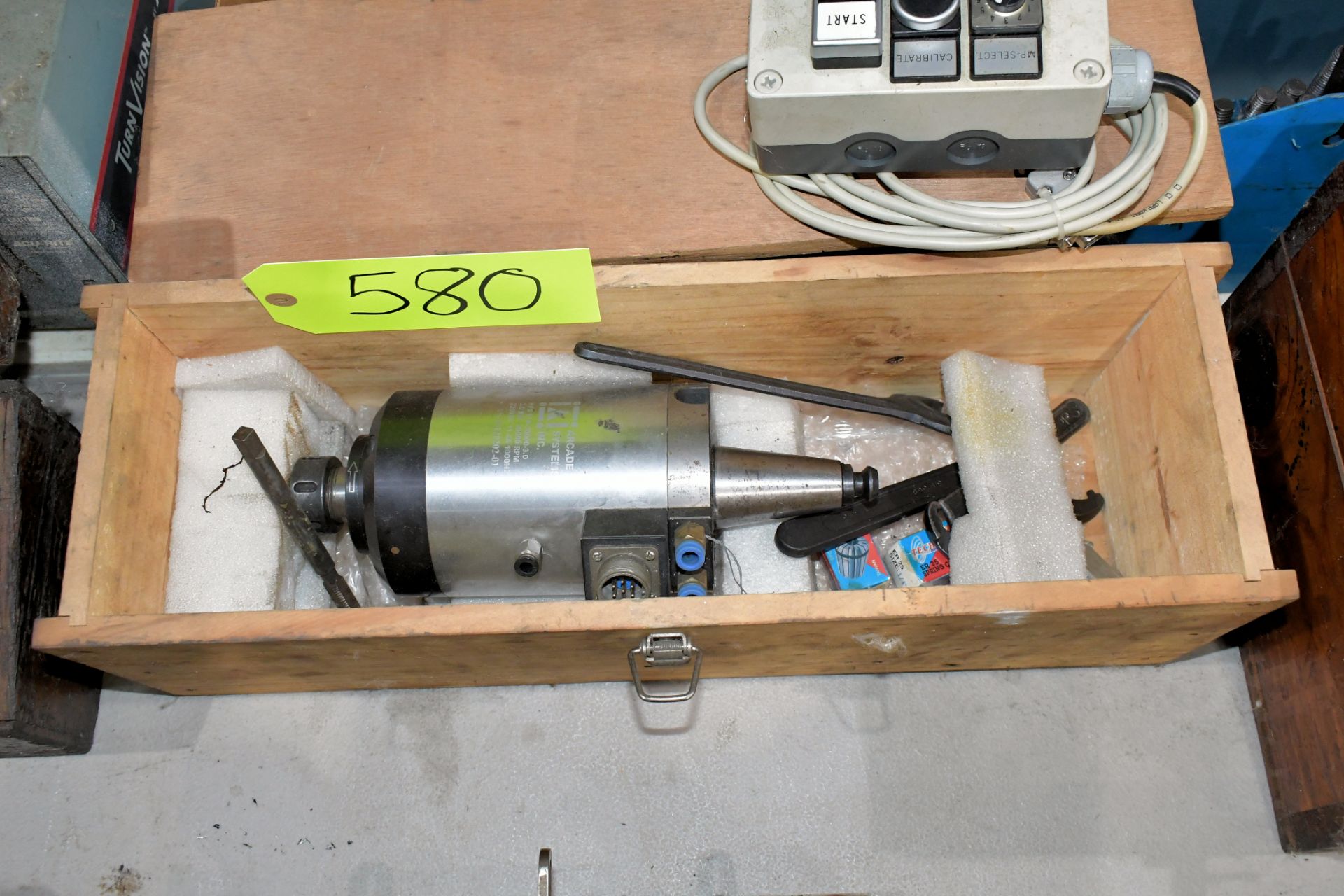 Arcade Systems Inc. Model HFS-110 220 VAC 30,000 RPM 40 Taper Collet ...