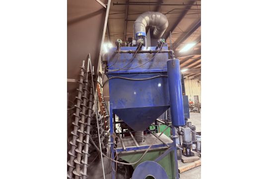cartridge pulse dust collector with top mounted blower and motor ...