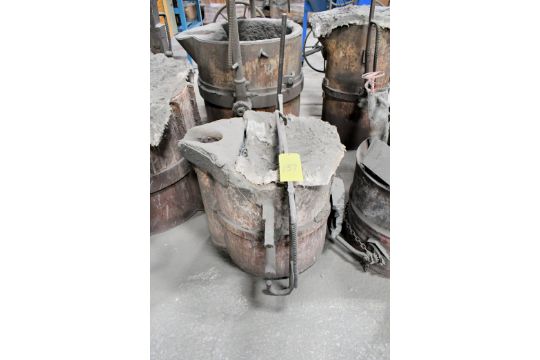 9- hand lip pour ladles (Located at Foundry)