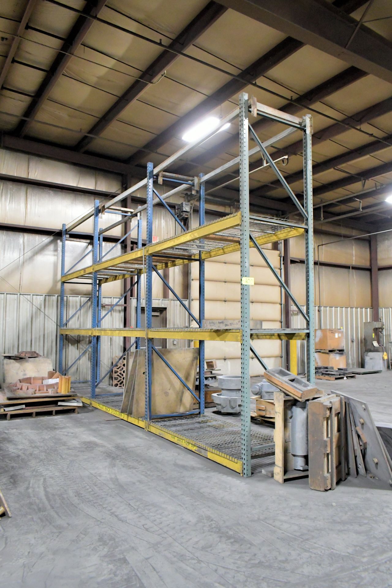 Lot - (6) Sections of 96" Wide x 42" Deep x 144" High Pallet Rack with ...