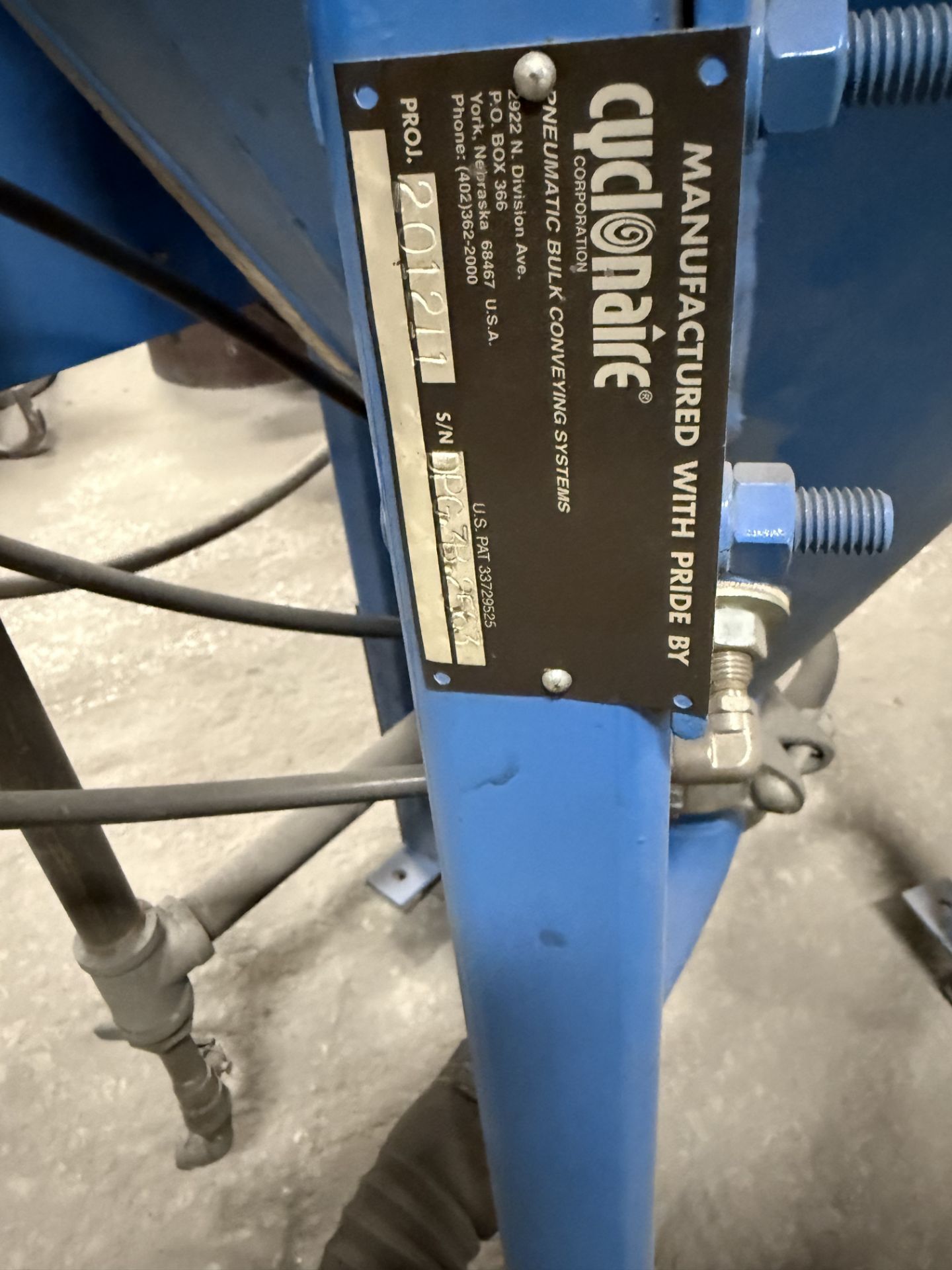 New Cyclonaire sand transporter proj. 201211 s/n DPG3B2563 (Located at ...