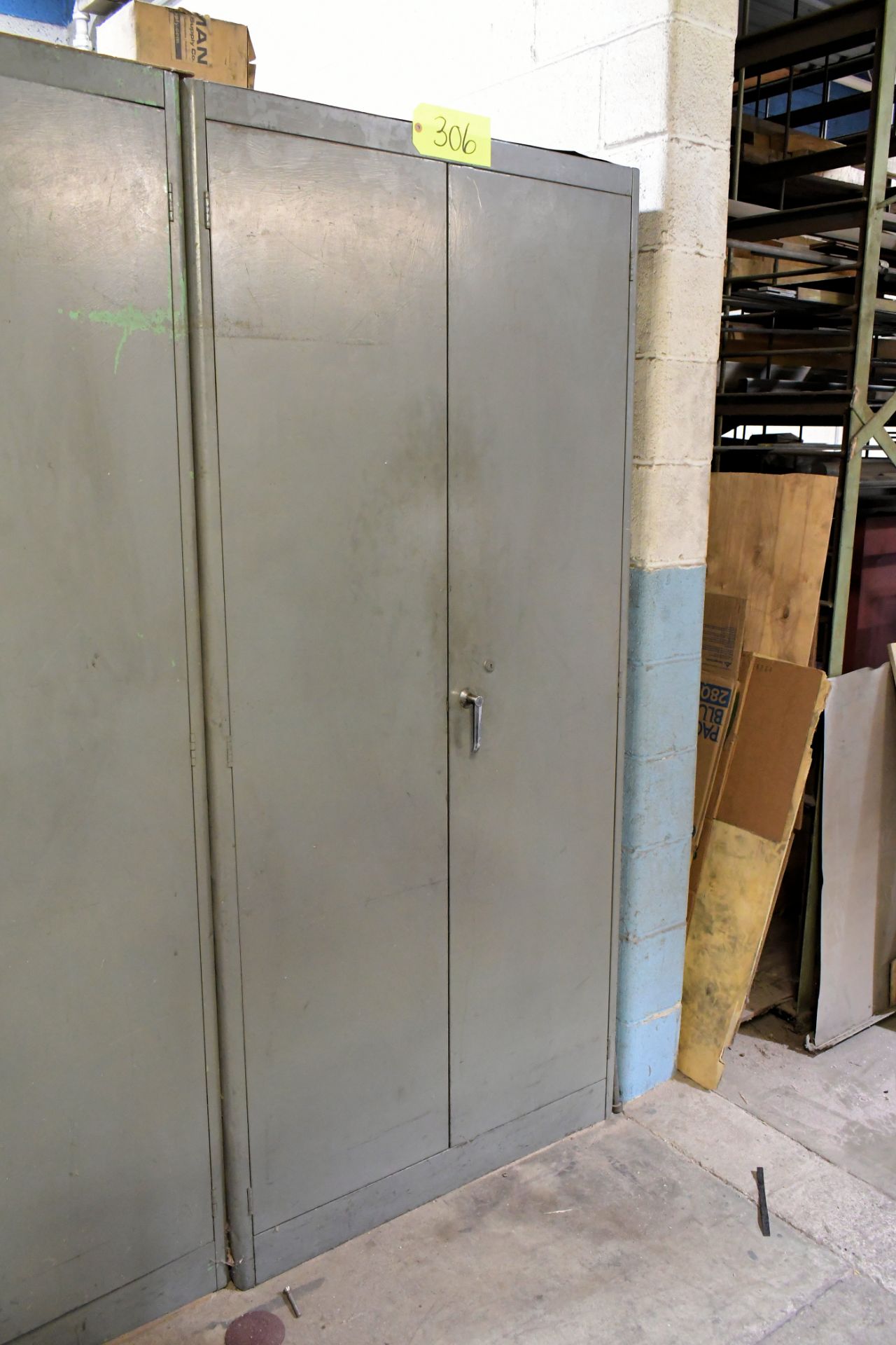 36" Wide x 21" Deep x 78" High 2-Door Supply Cabinet with Drills ...