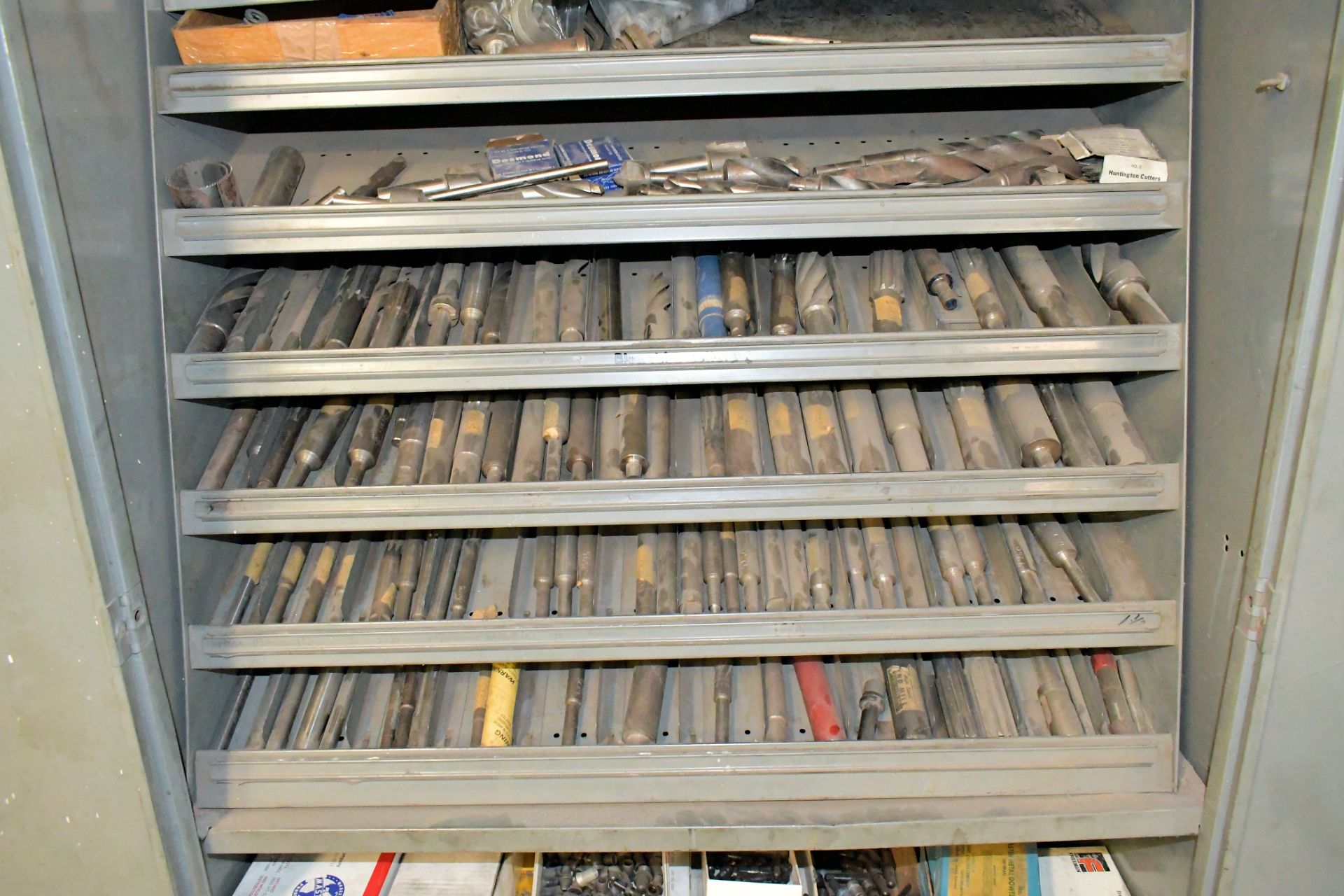 36" Wide x 21" Deep x 78" High 2-Door Supply Cabinet with Drills ...