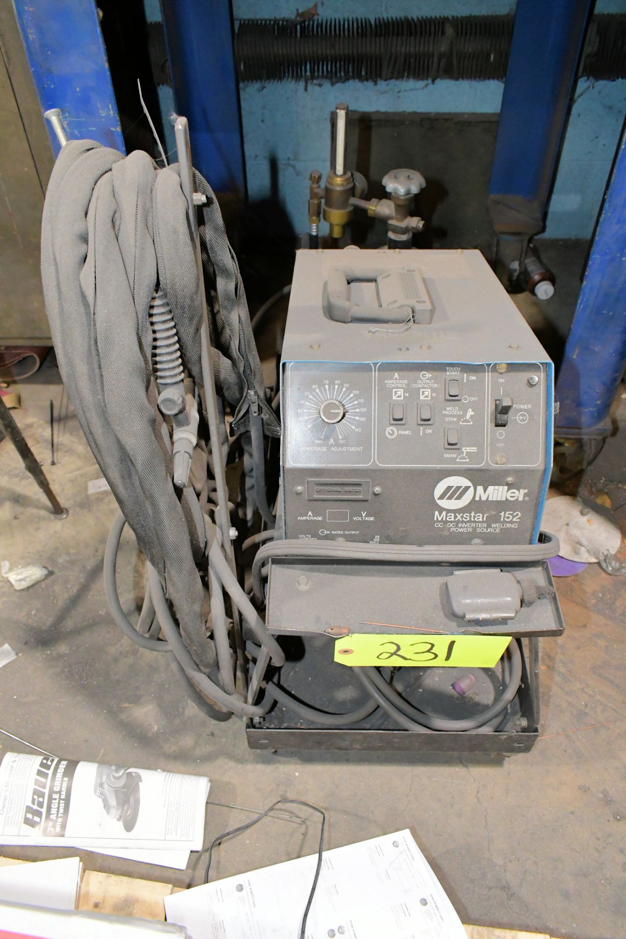 Miller Model Maxstar 152 150 Amp Portable Tig Welder, s/n K0391258 ...