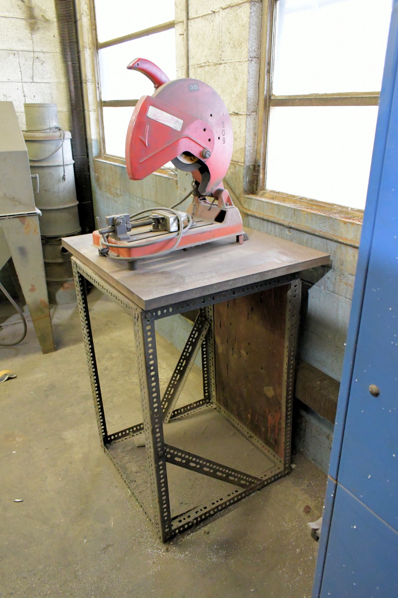 Milwaukee Cat No. 6175 14" Abrasive Cut-Off Saw, s/n 821AZ-95421877 ...