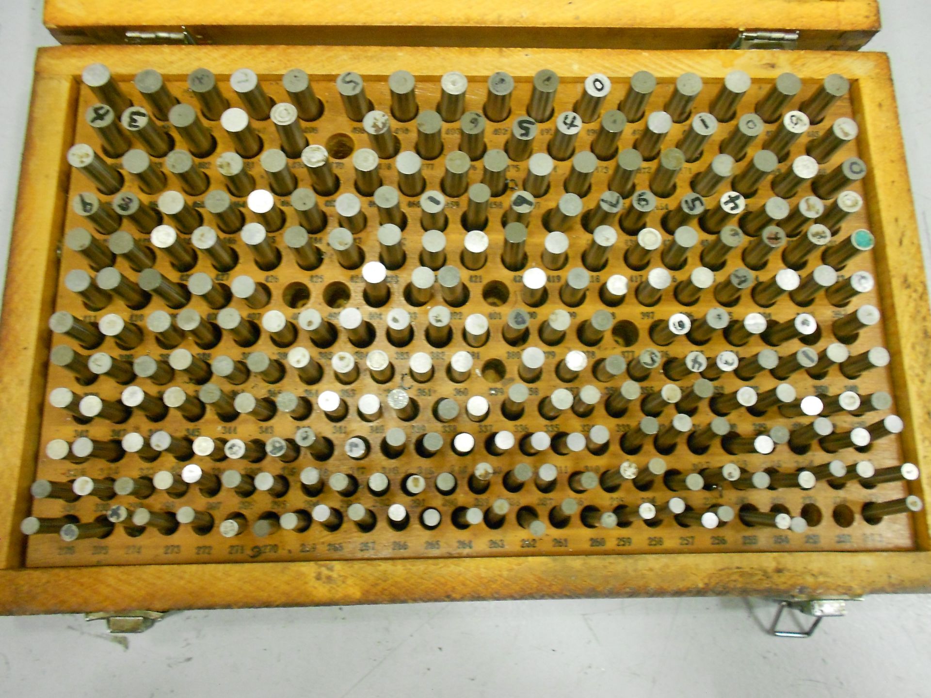 2 Wood Cases filled with Gage Blocks