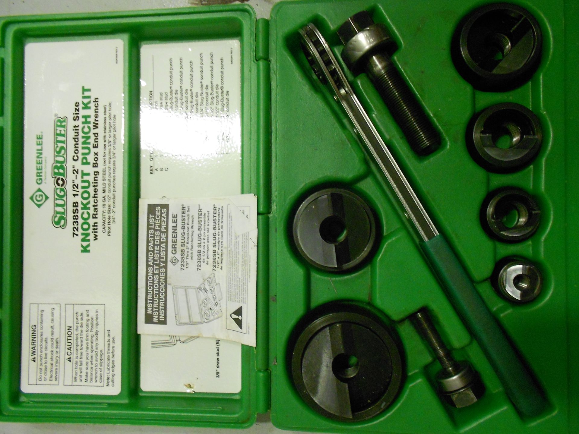 Greenlee Model: 7238SB Knockout Punch Set